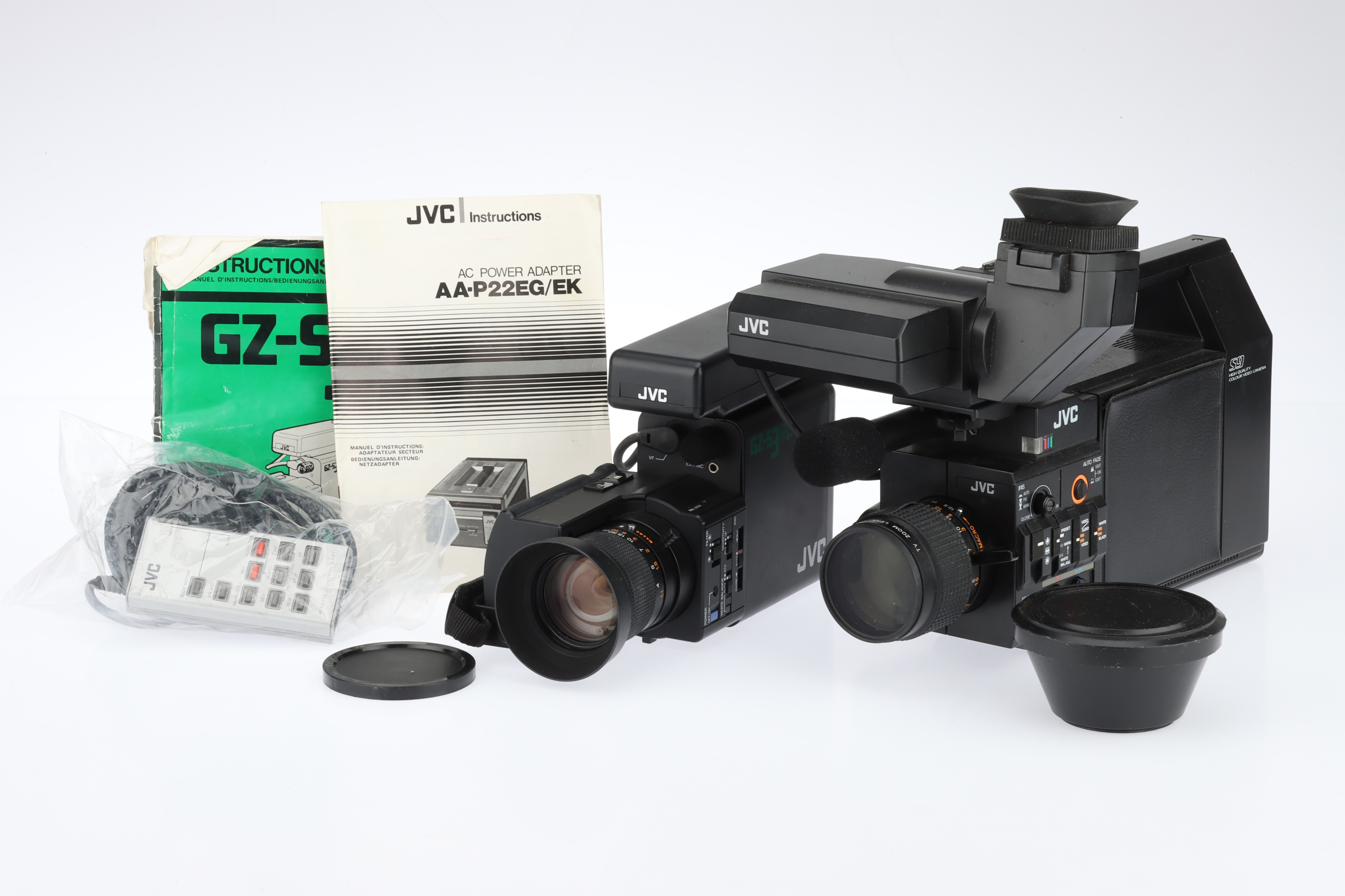 Lot 575 - Two JVC Video Camera Units,