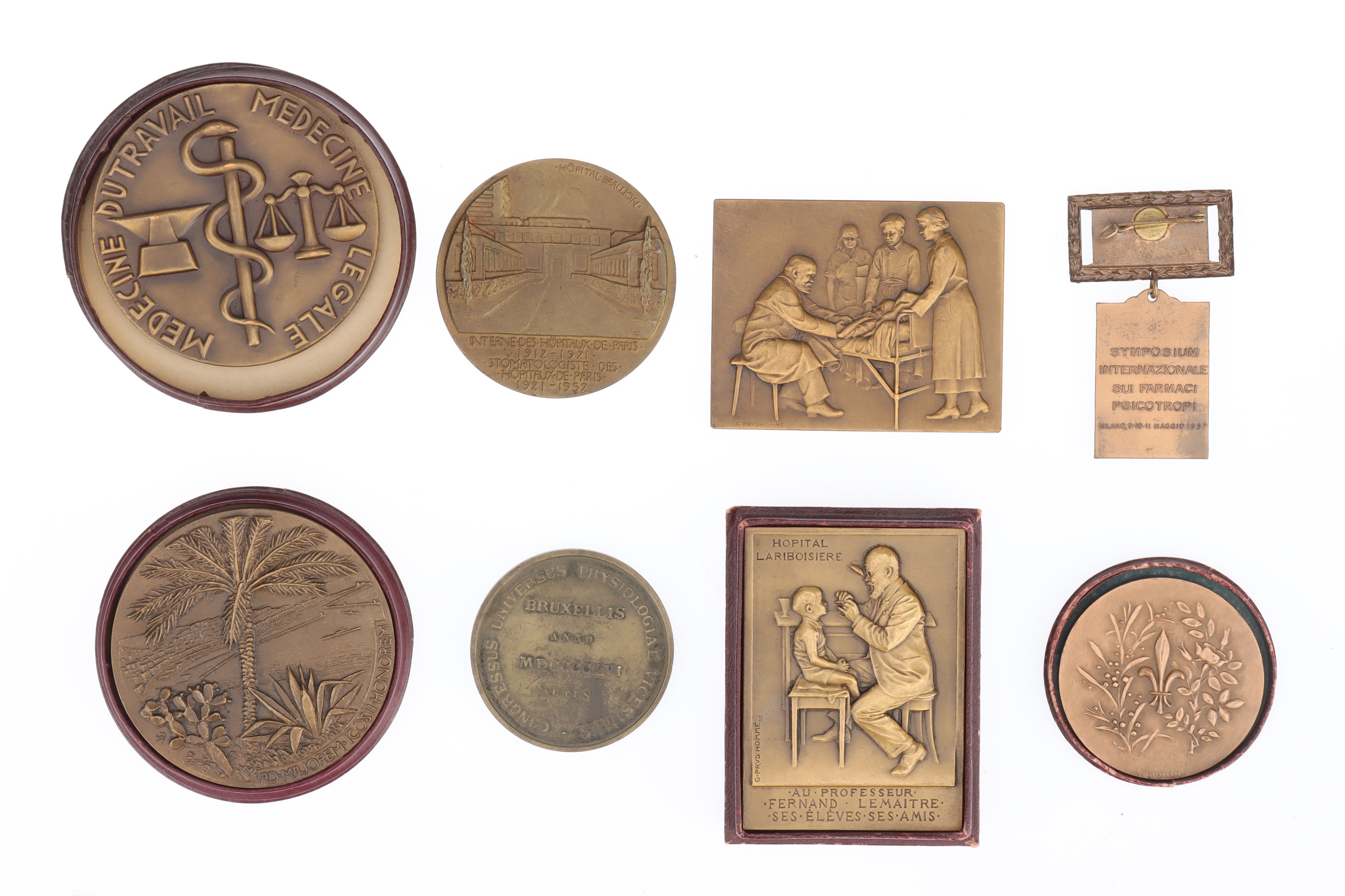 Lot 770 - A Collection of Medical Medals,