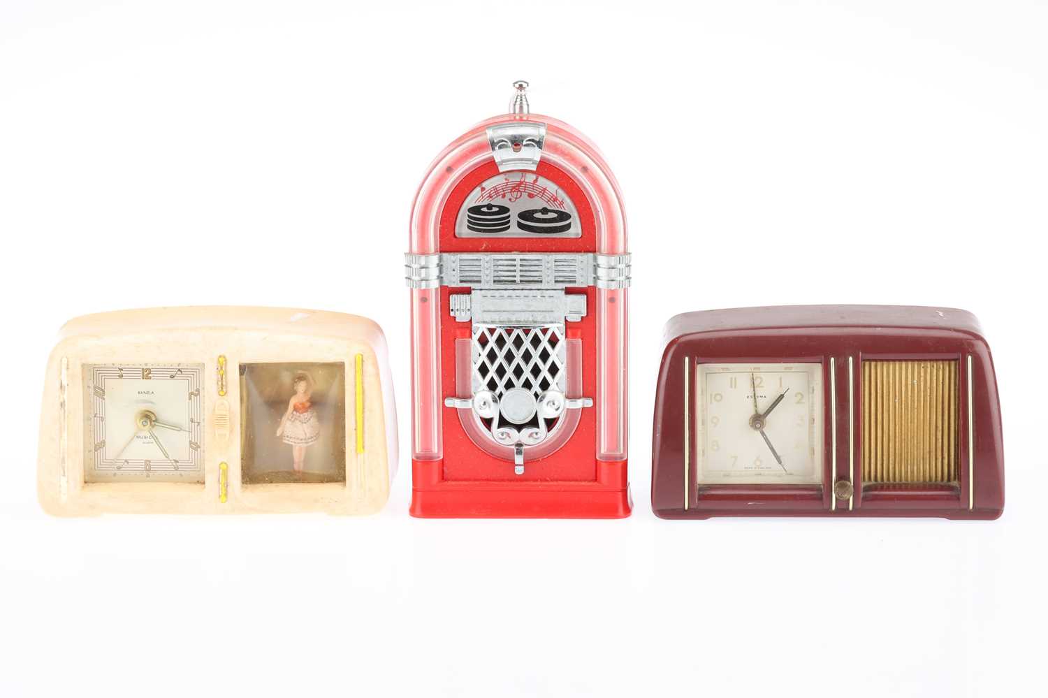 Lot 880 - Two Clockwork Alarm Clocks,