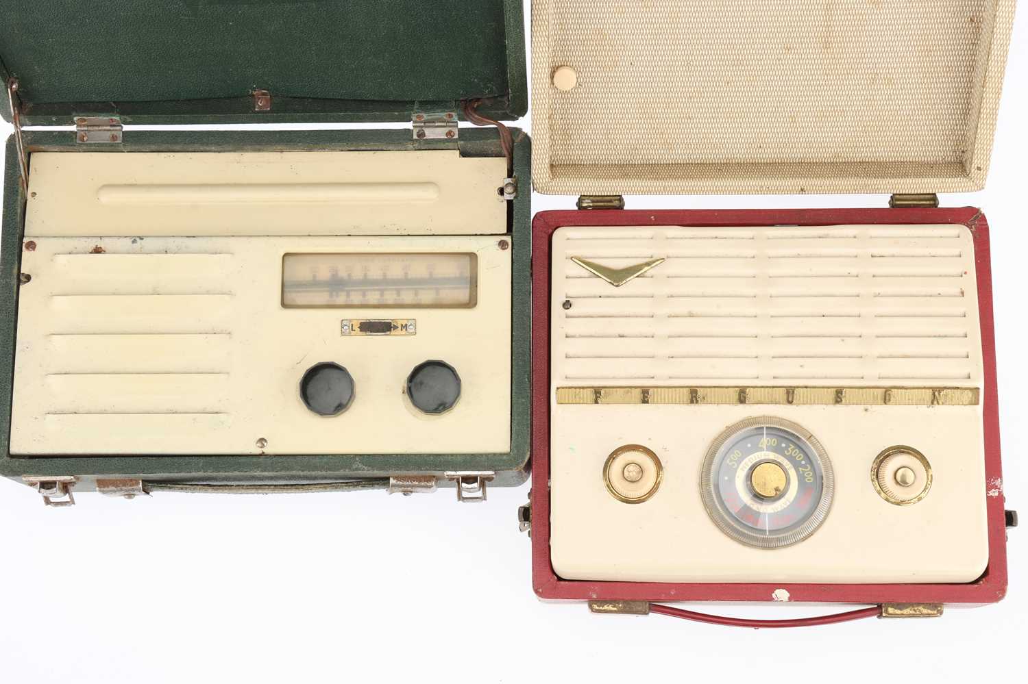 Lot 942 - Two Portable Briefcase Type Radios,