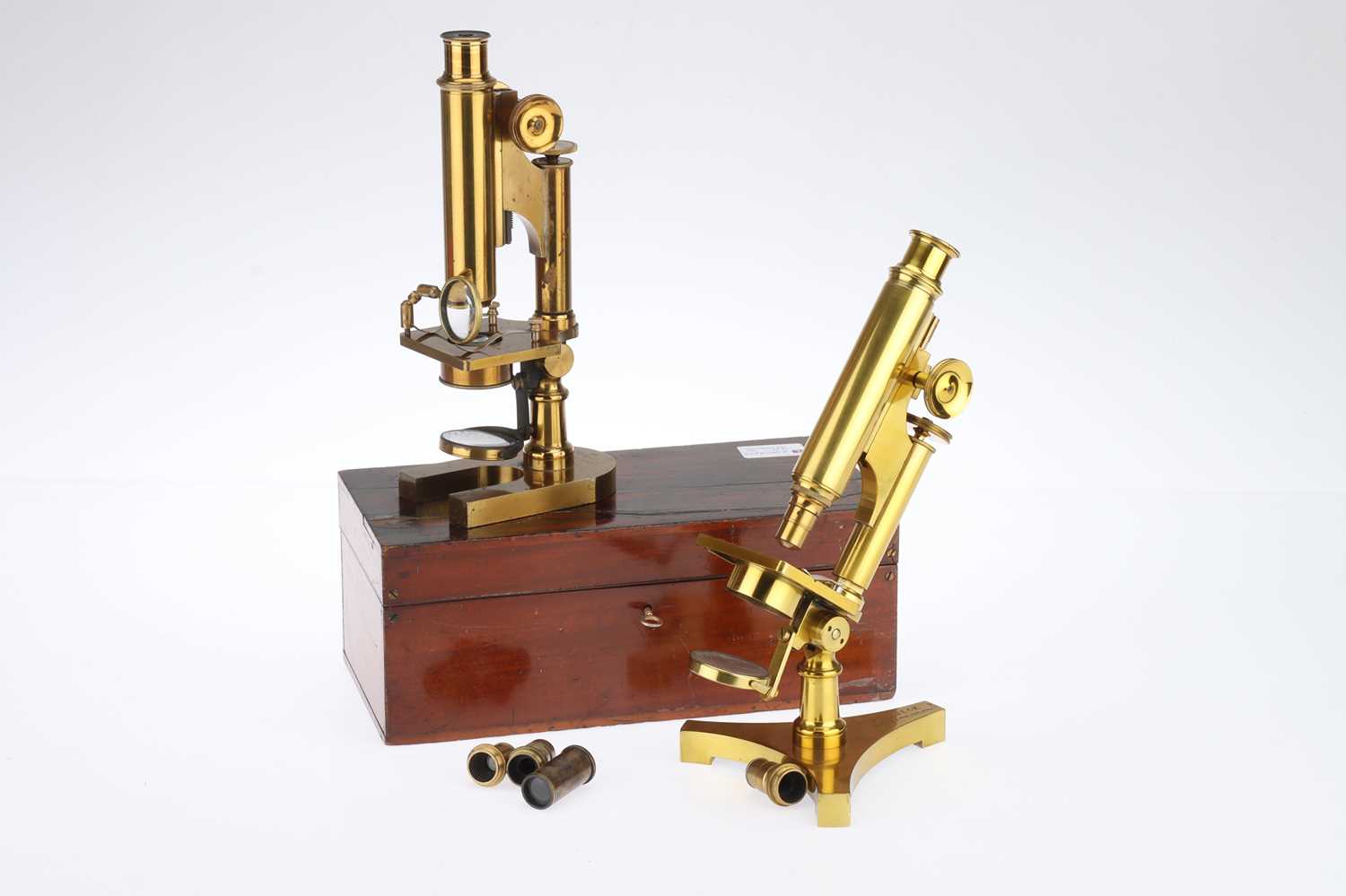 Lot 700 - 2 Victorian Microscope By R & J Beck, London,