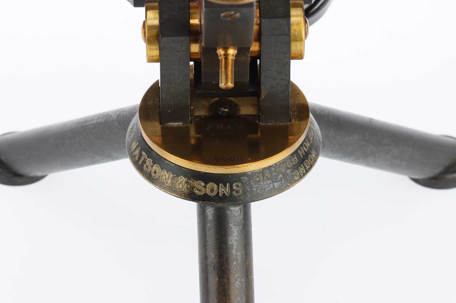 Lot 702 - 2 Brass Microscopes by Watson