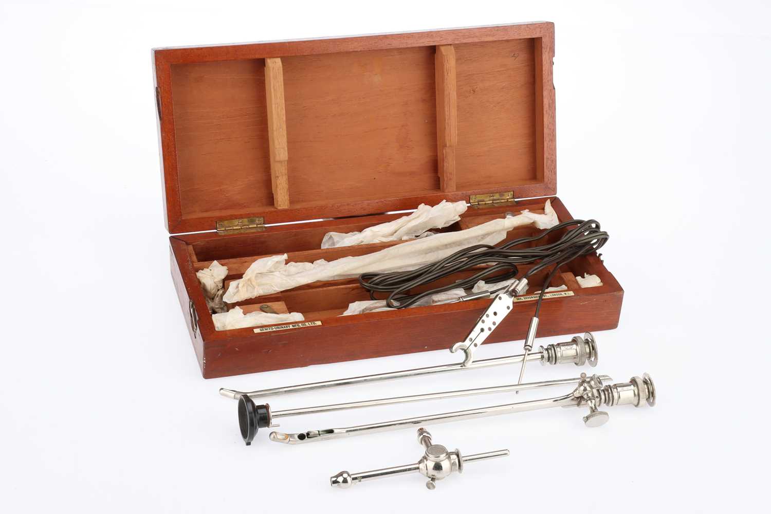 Lot 809 - A Cystoscope Set - From the Down Brothers
