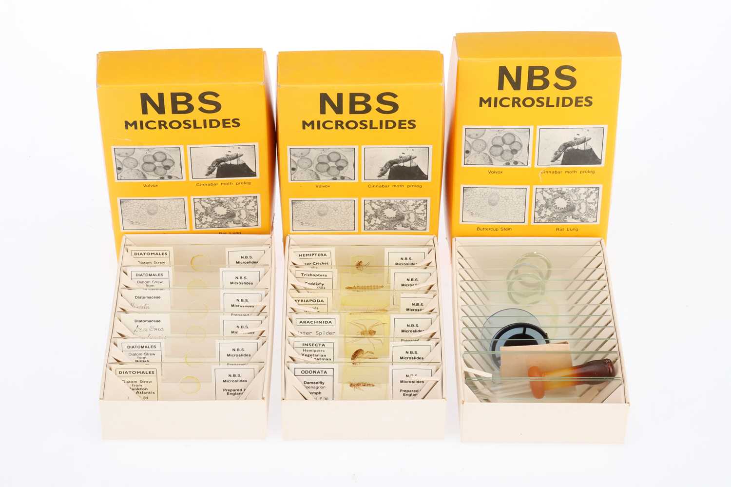 Lot 719 - Three Sets of NBS Microslides,