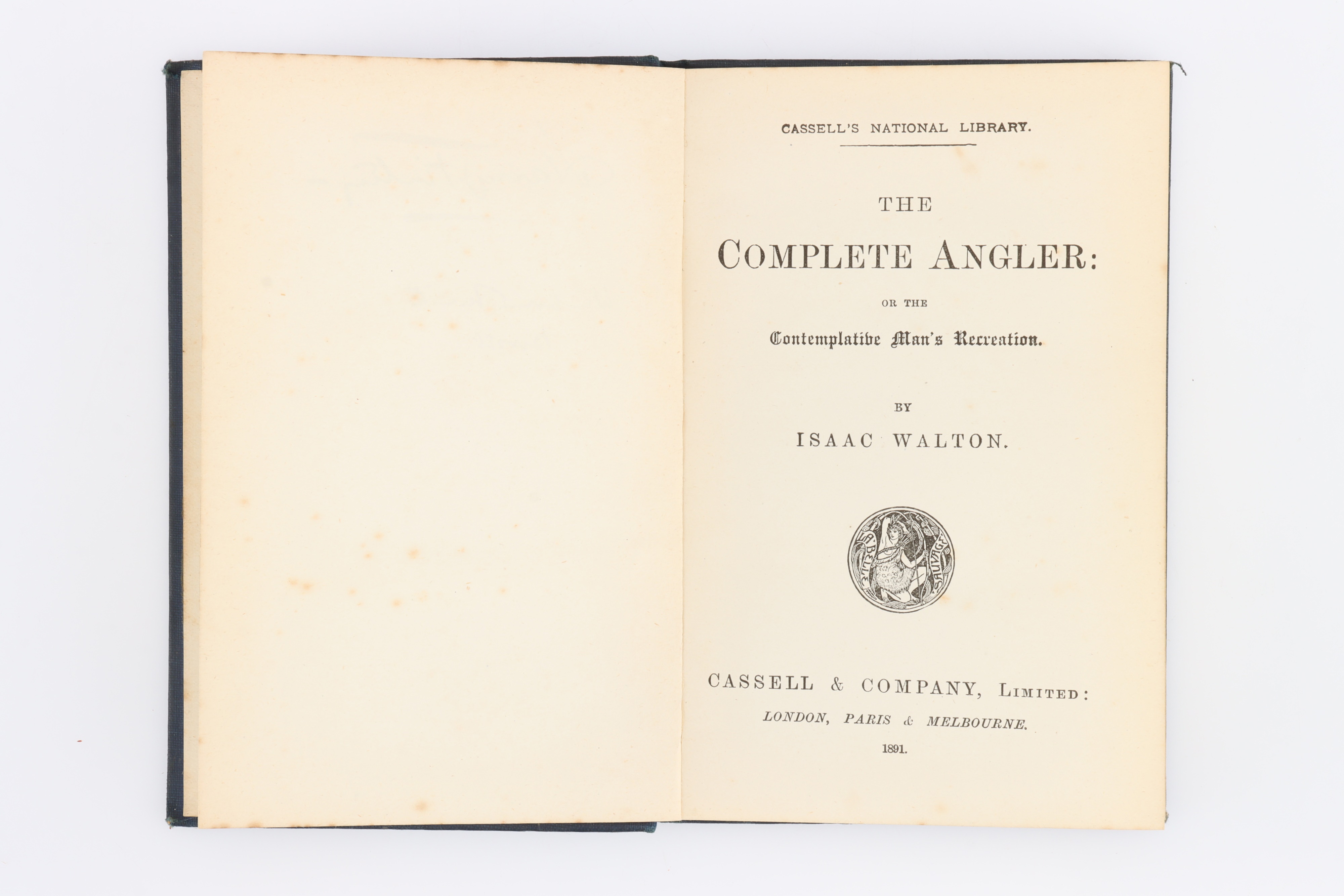 Lot 821 - Isaac Walton The Complete Angler,
