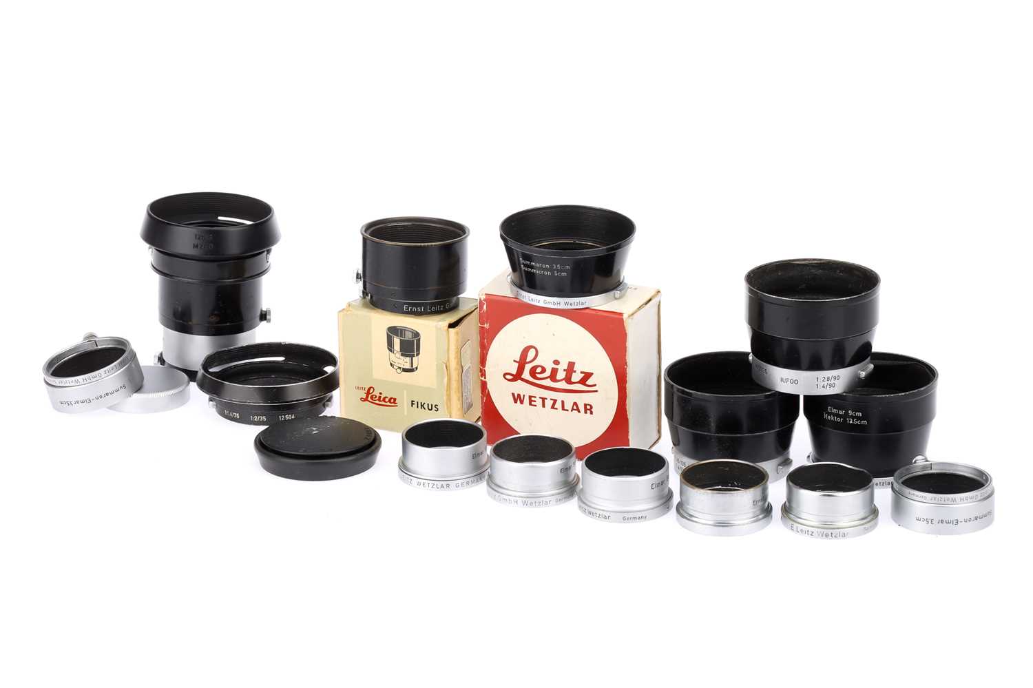 Lot 46 - A Selection of Leica Lens Hoods,