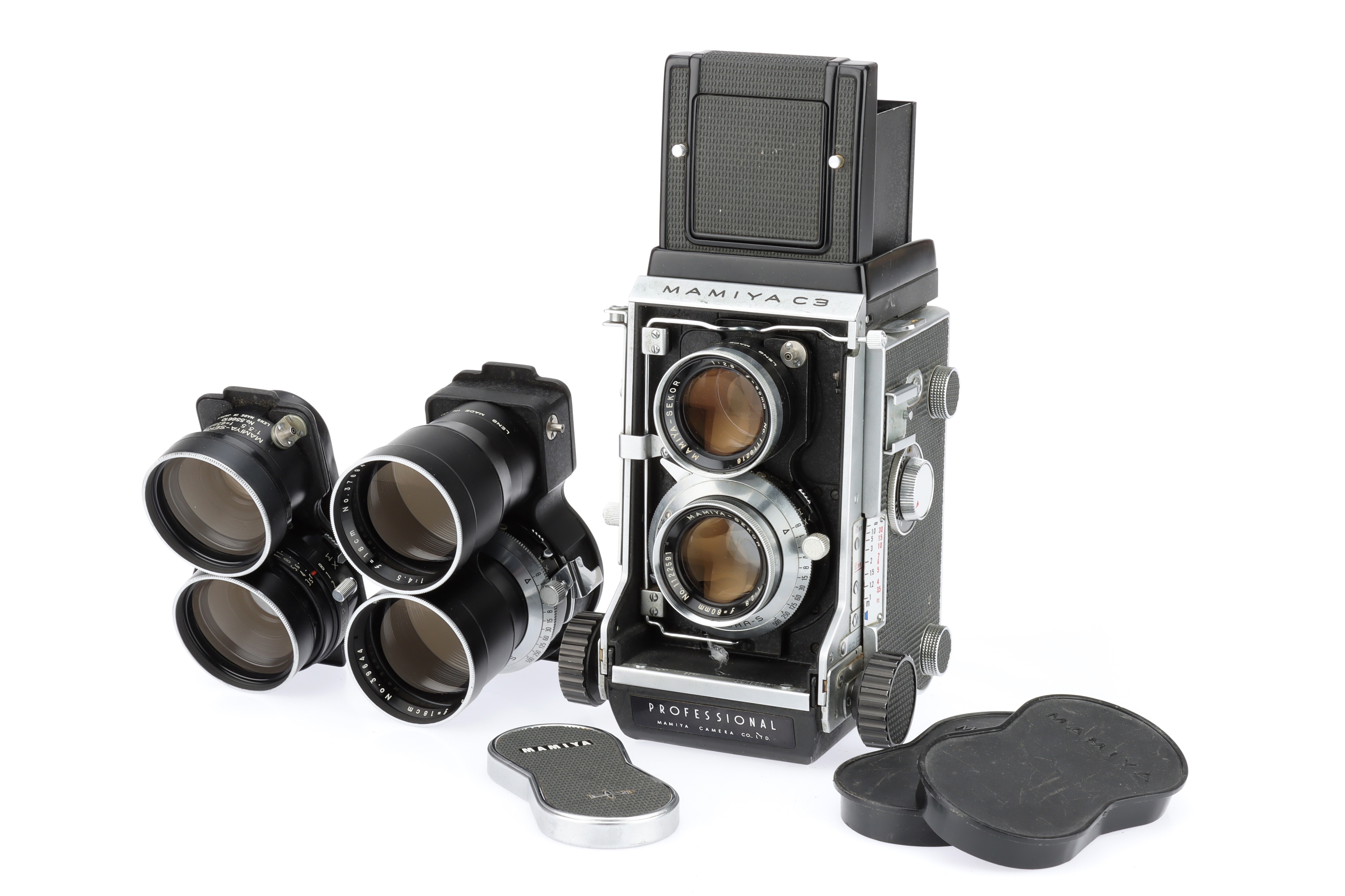 Lot 144 - A Mamiya C3 Medium Format TLR Camera,