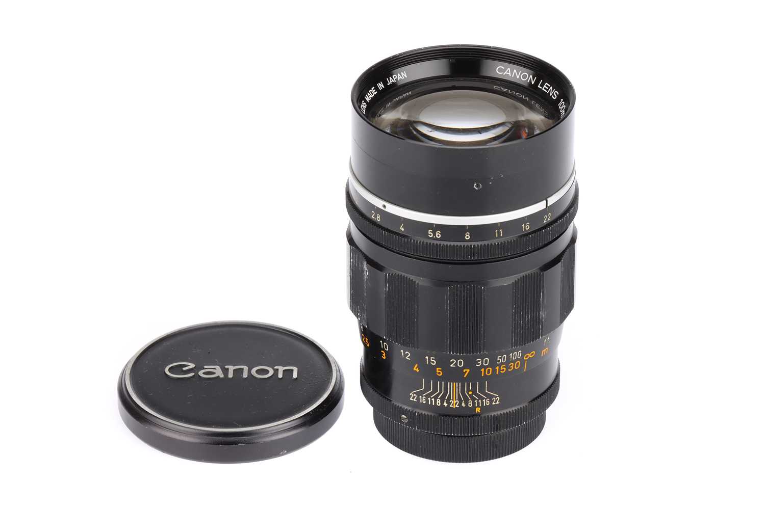 Lot 127 - A Canon Lens f/2 100mm Camera Lens,