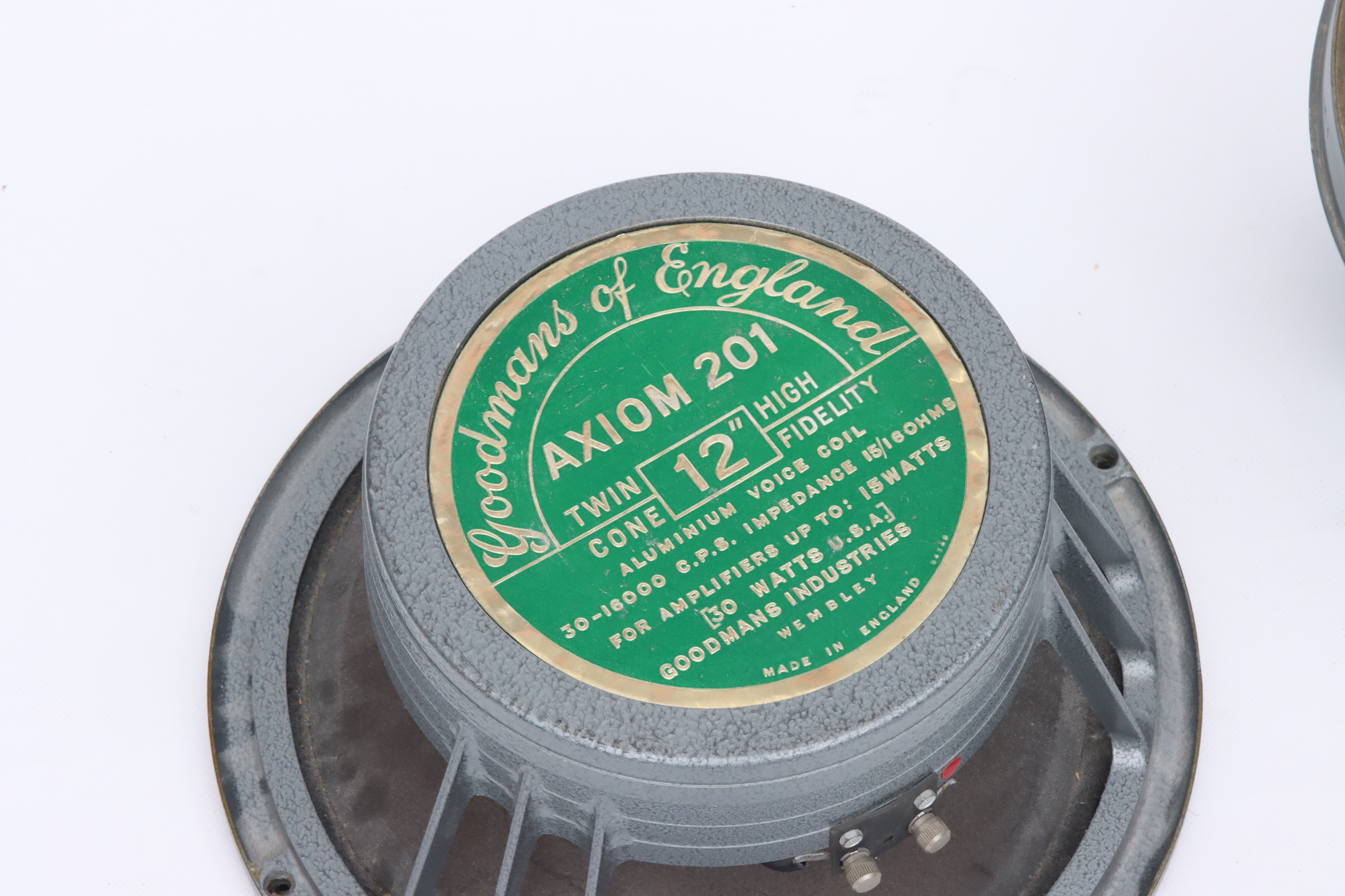 Lot 873 - A Goodmans Axiom 201 12" Speaker Drive Unit,