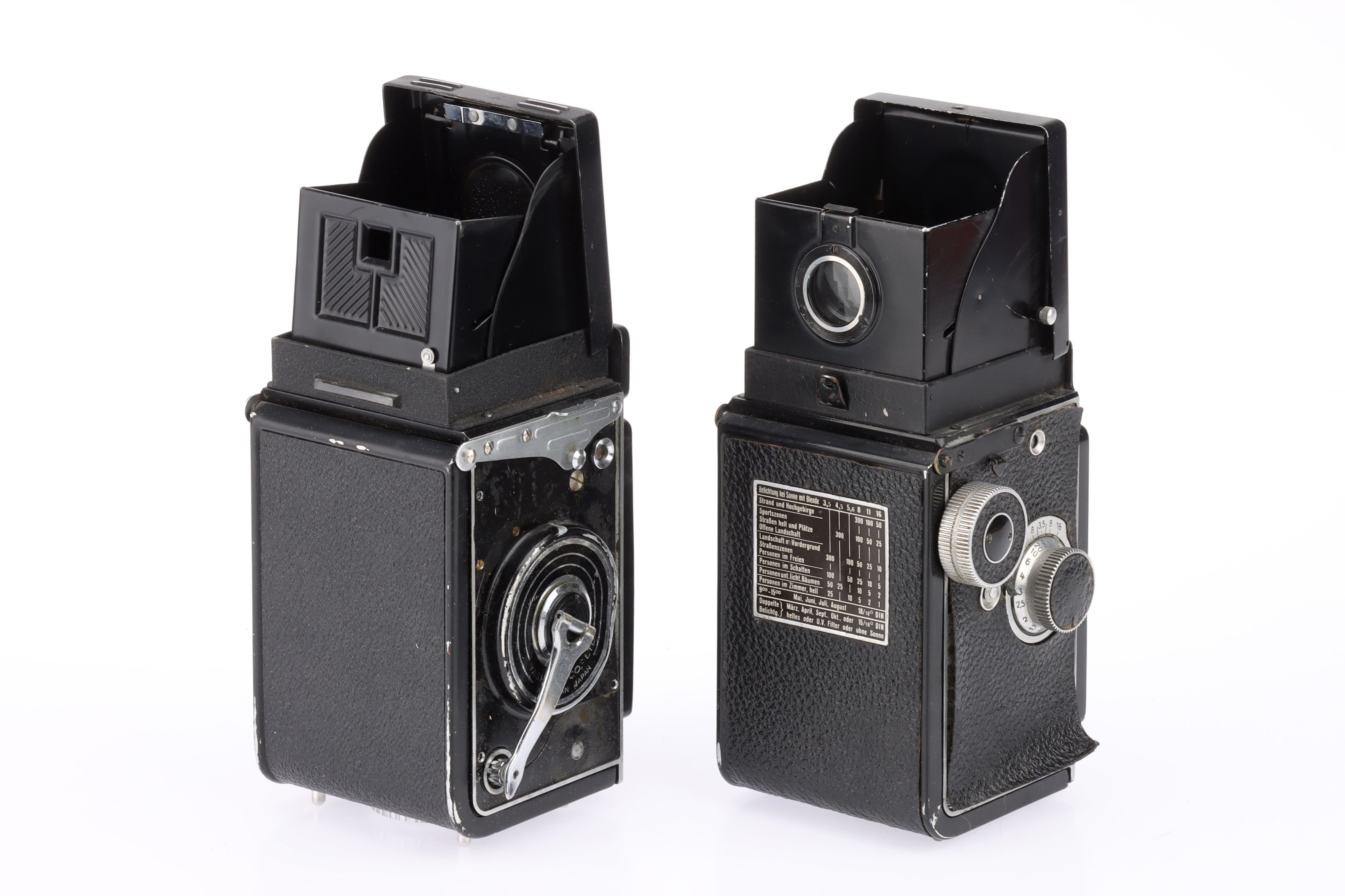 Lot 245 - A Selection of TLR Medium Format Cameras,
