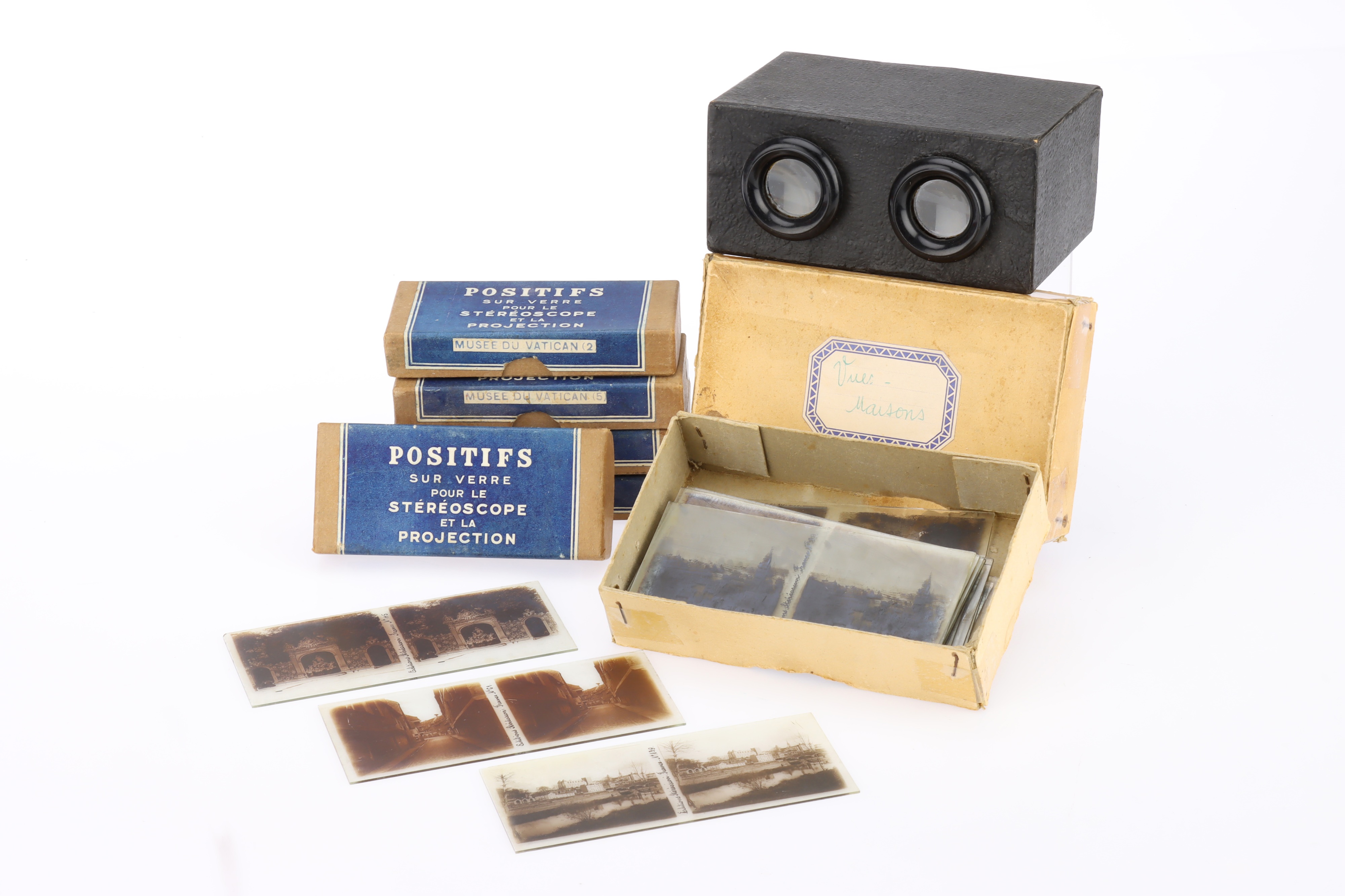 Lot 763 - A Selection of Stereo Positive Slides,