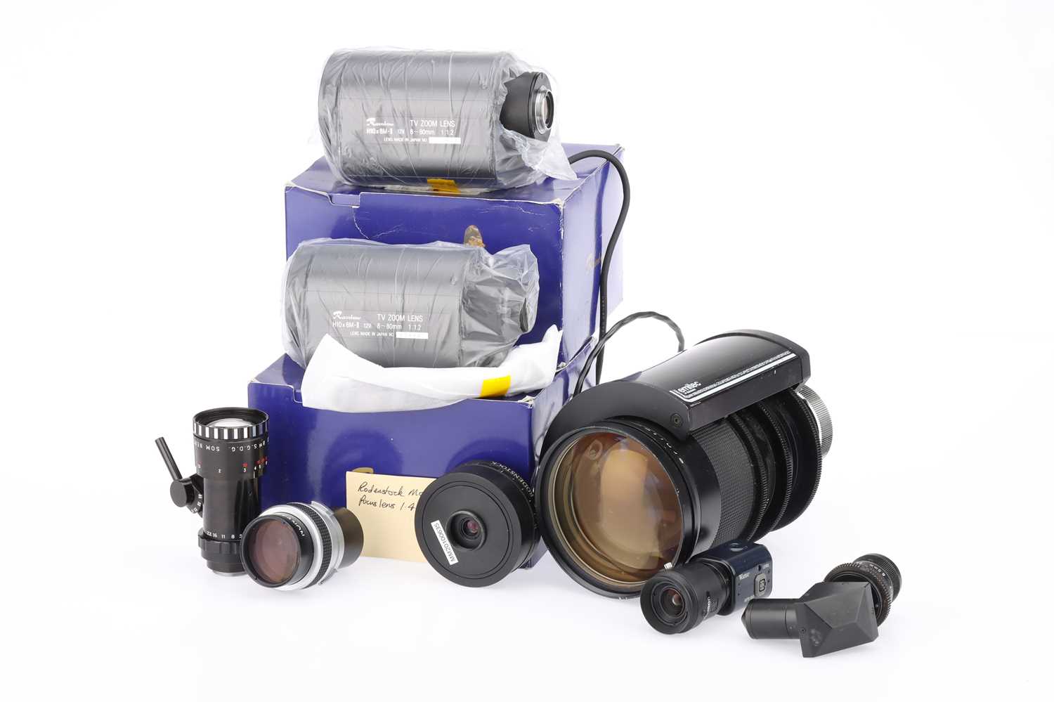 Lot 530 - A Selection of TV Lenses,