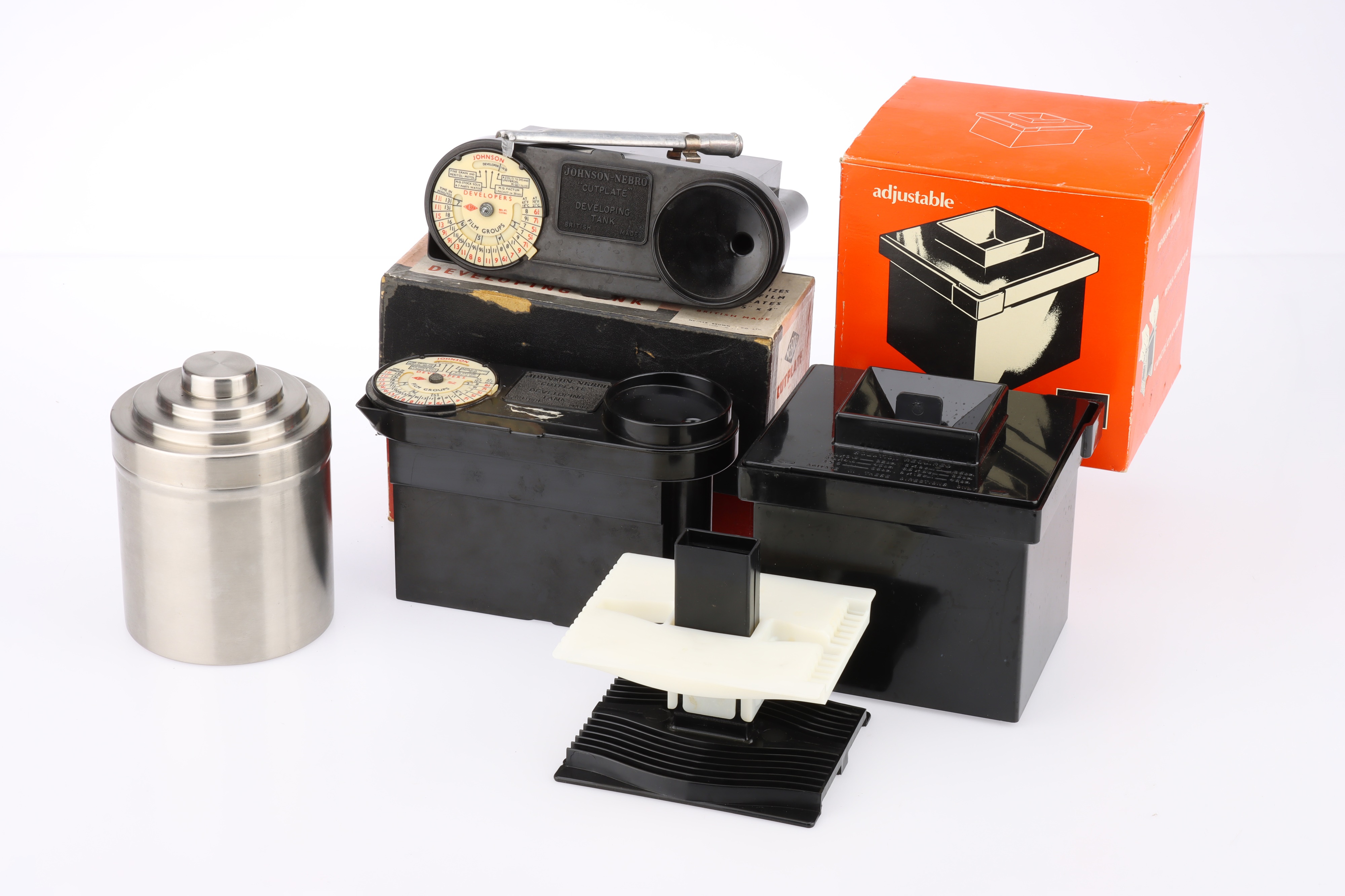 Lot 677 - Four Darkroom Developing Tanks,