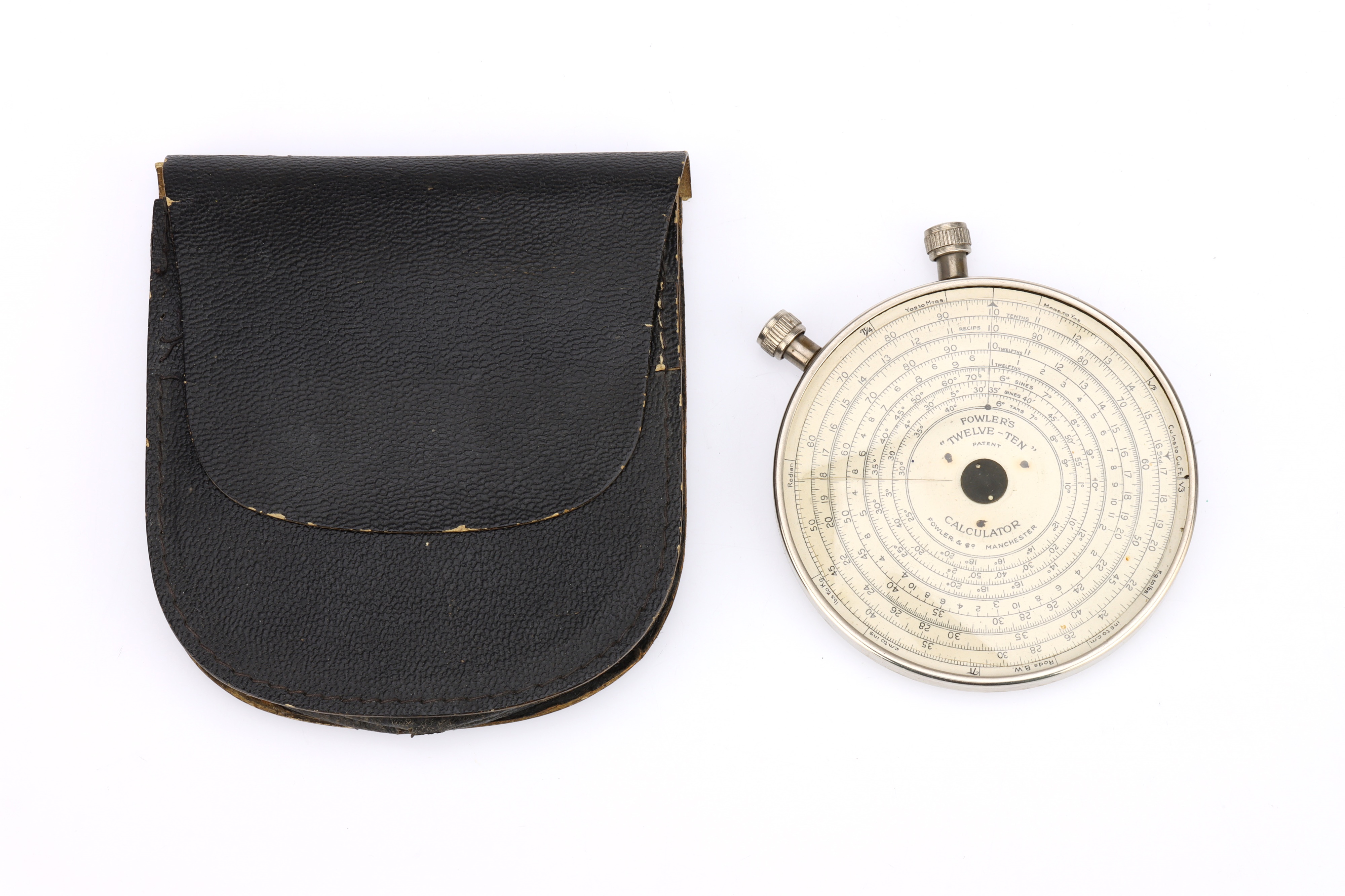 Lot 771 - A Fowlers "Twelve-Ten" Dial Set Calculator,