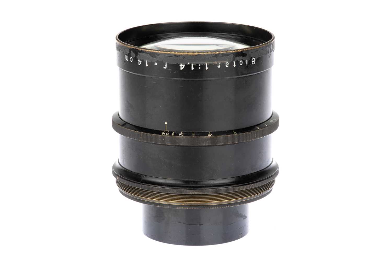 Lot 219 - A Carl Zeiss Jena Biotar f/1.4 140mm Lens,