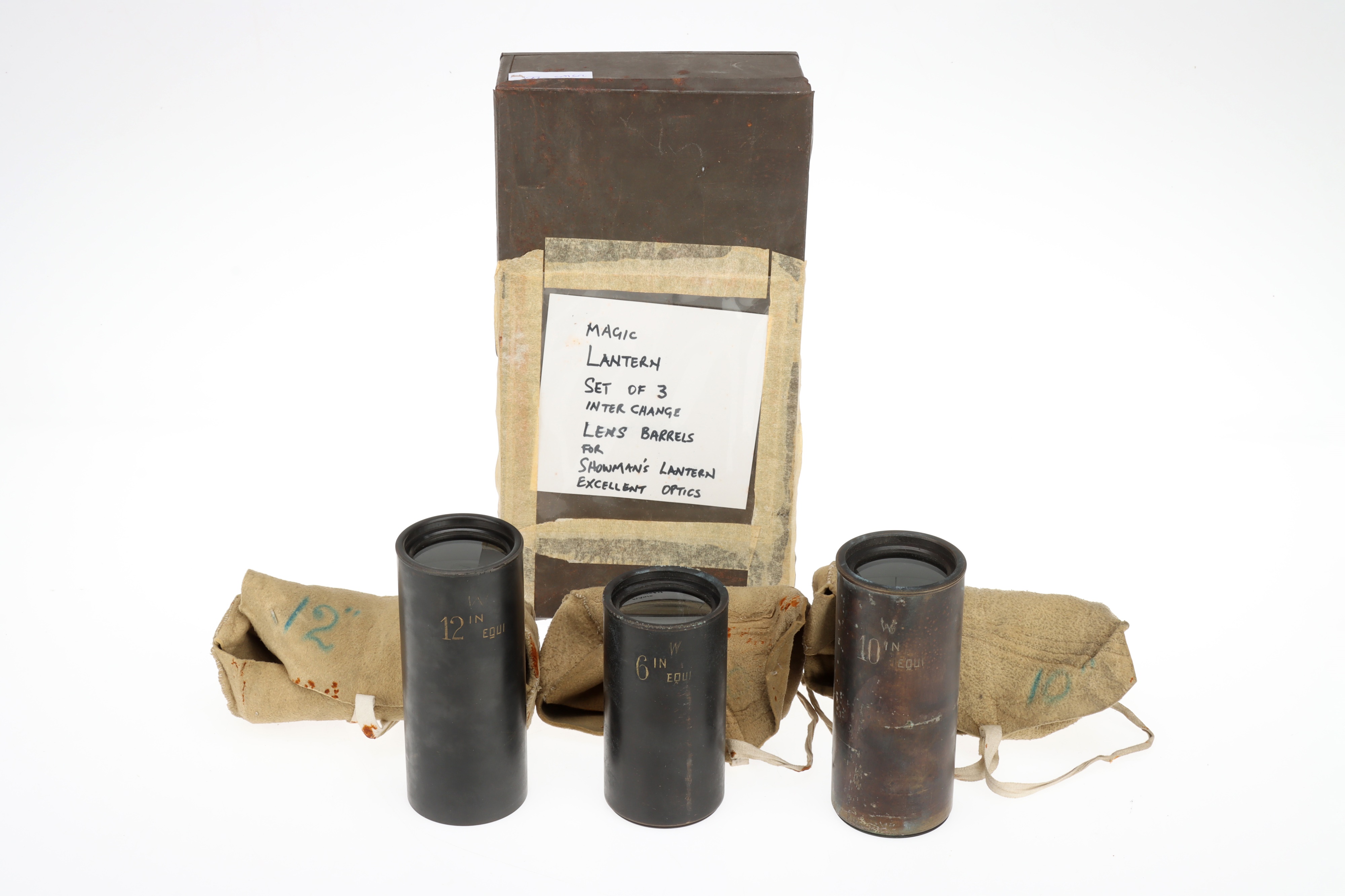 Lot 336 - A Collection of 3 Magic Lantern Projection