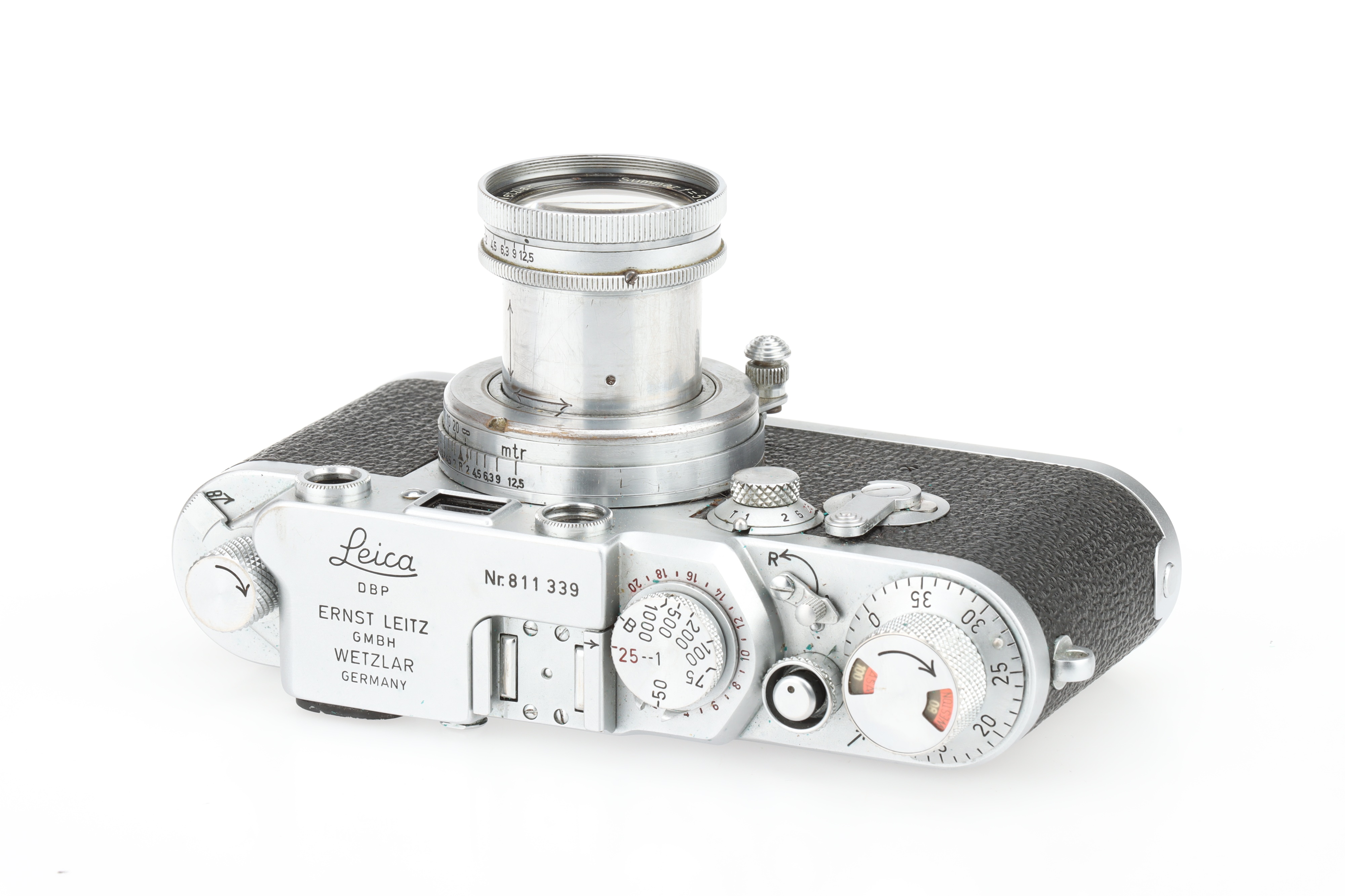 Lot 3 - A Leitz Leica IIIf 35mm Rangefinder Camera,