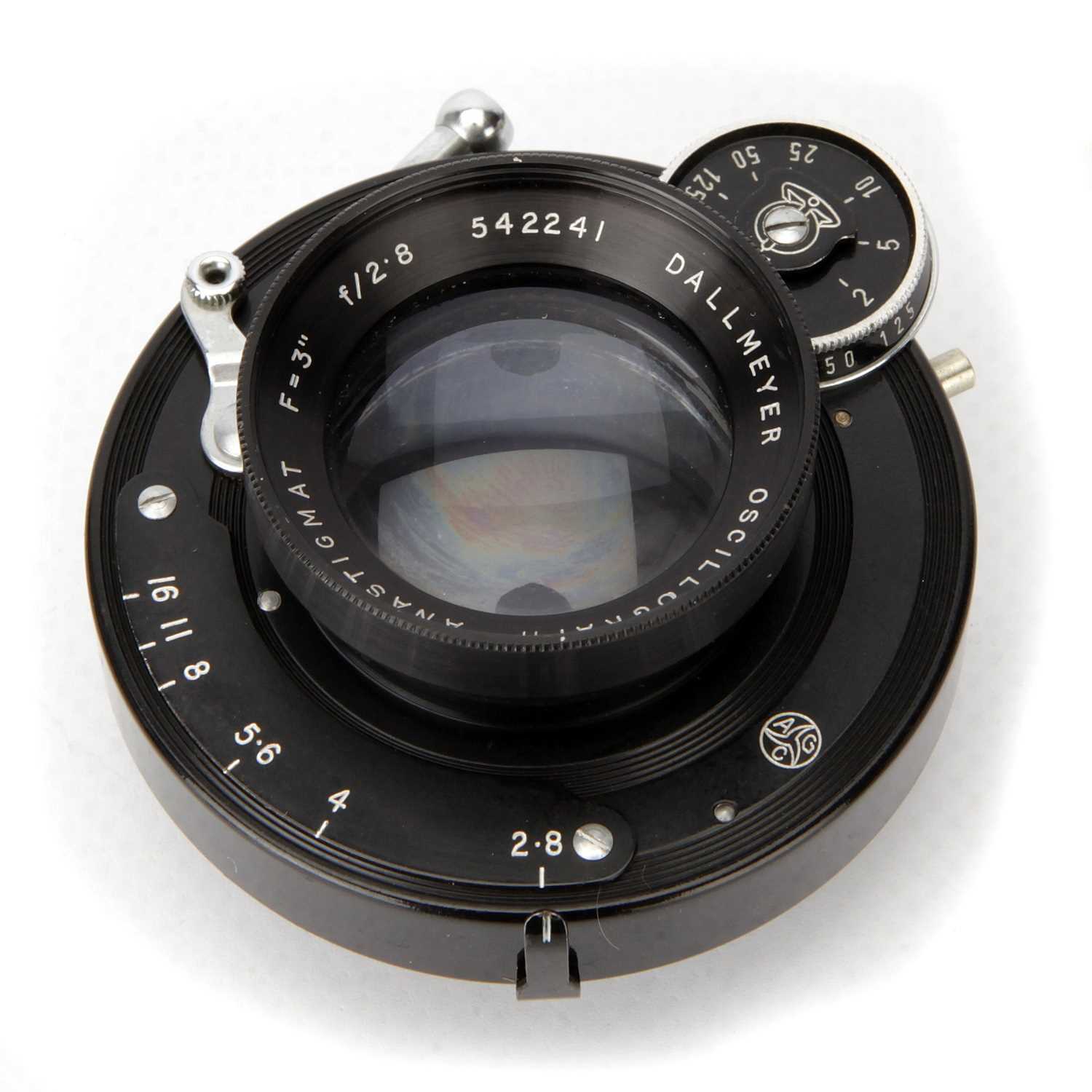 Lot 133 - A Dallmeyer Oscillograph f/2.8 3" Lens,