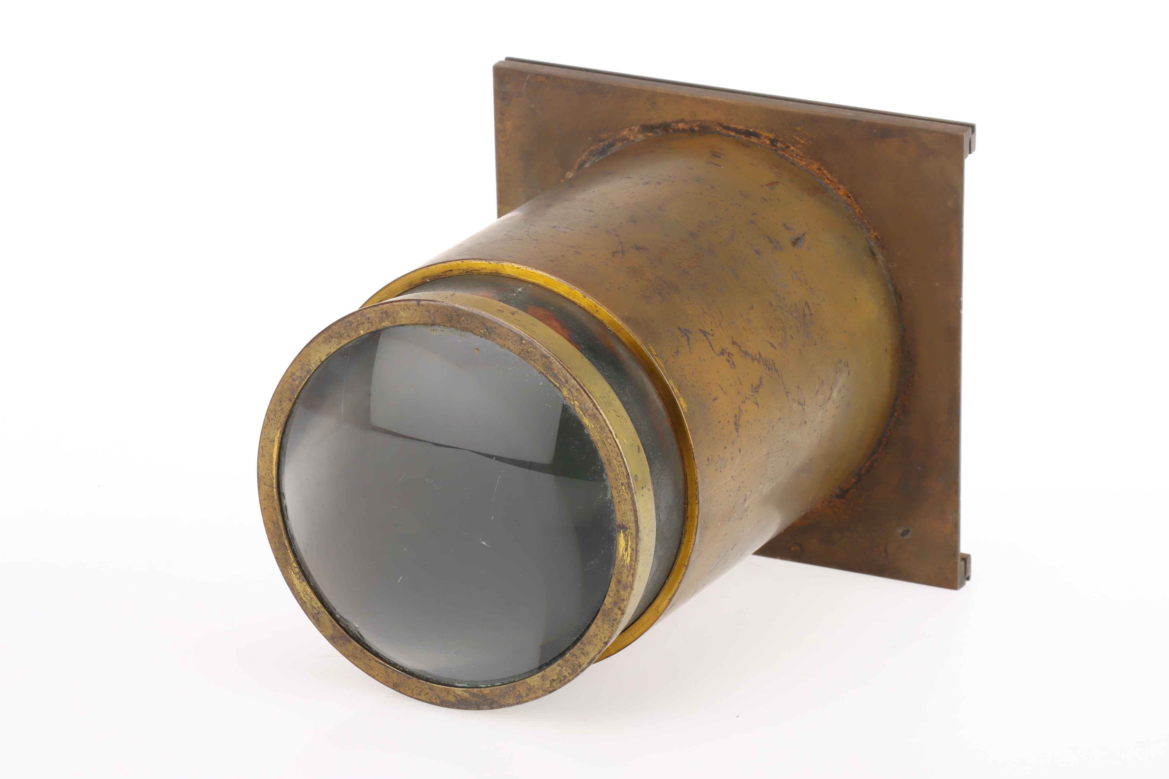 Lot 345 - A Large Magic Lantern Lens,