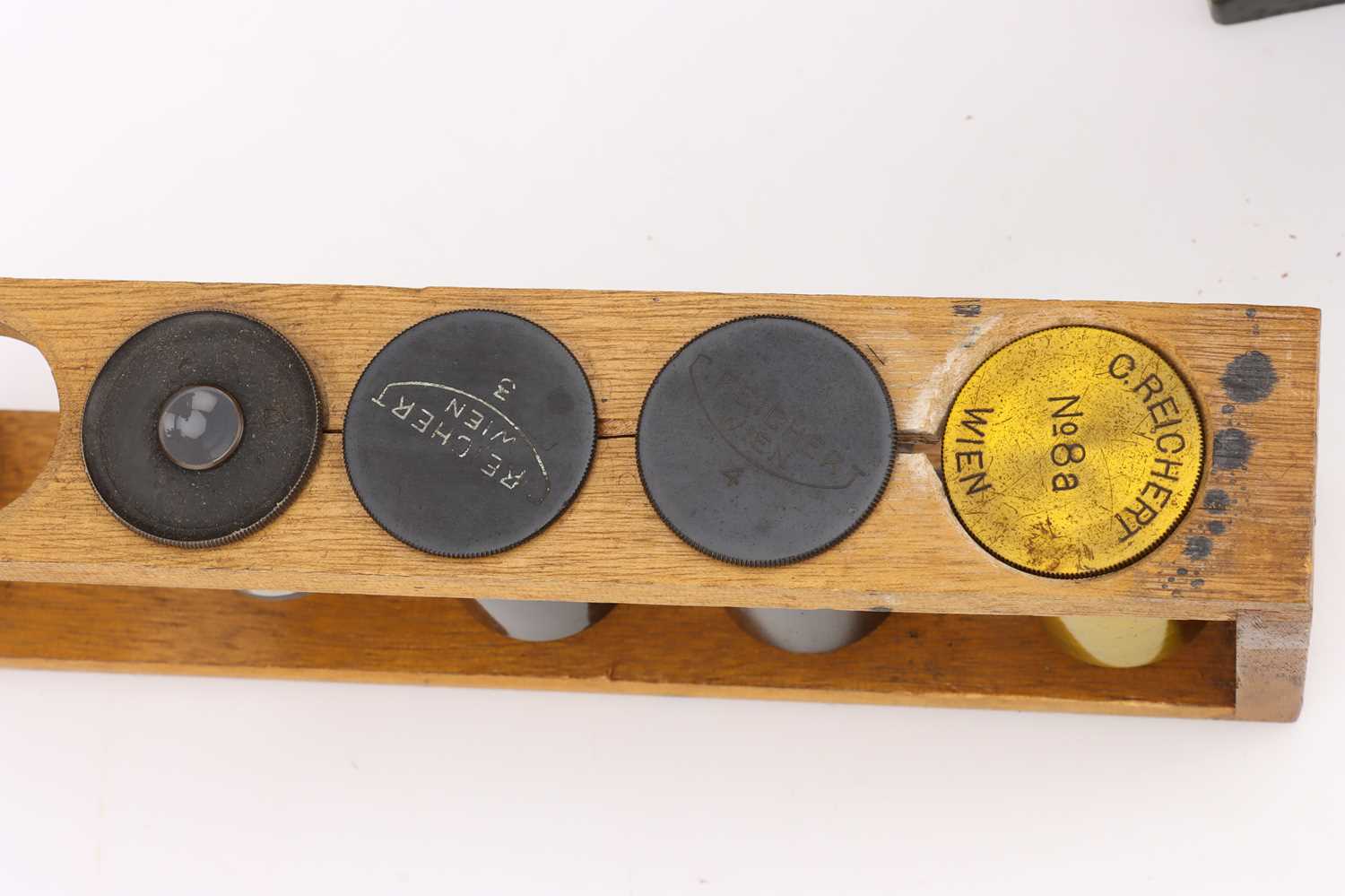 Lot 353 - A 'Jug-Handle' Microscope By Reichert,