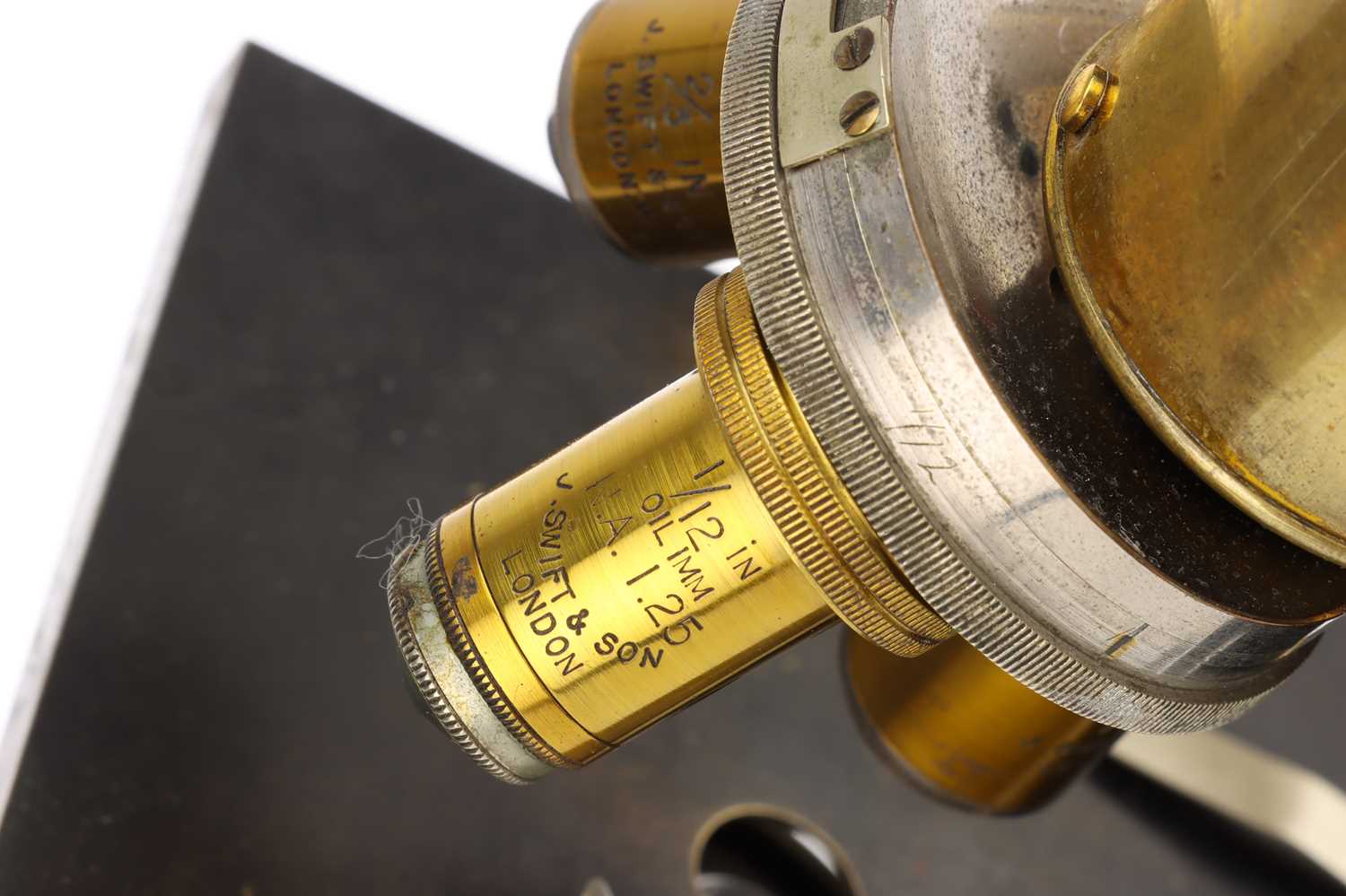 Lot 357 - A Swift Military Microscope,