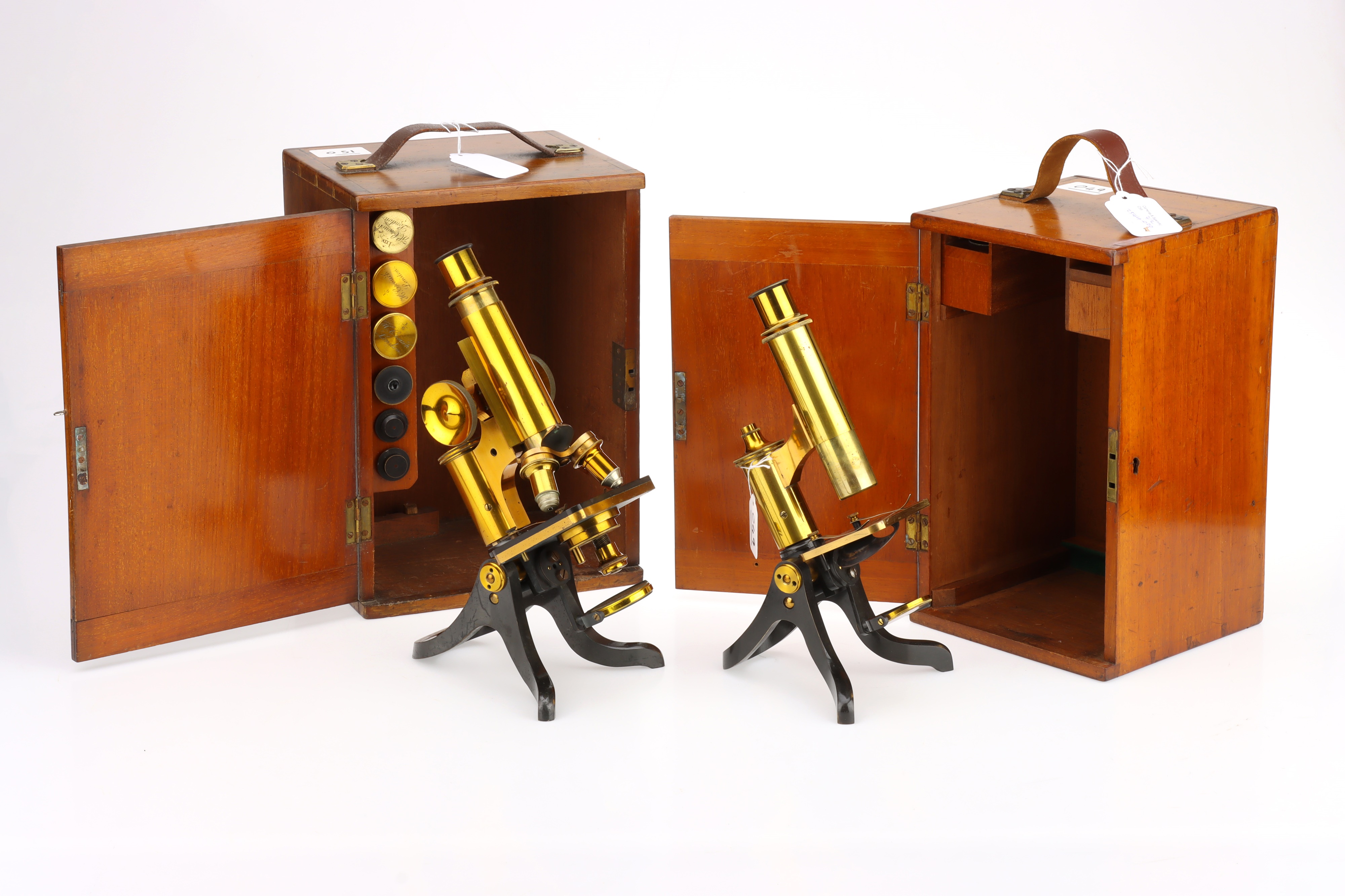 Lot 360 - 2 Microscopes by Henry Crouch,