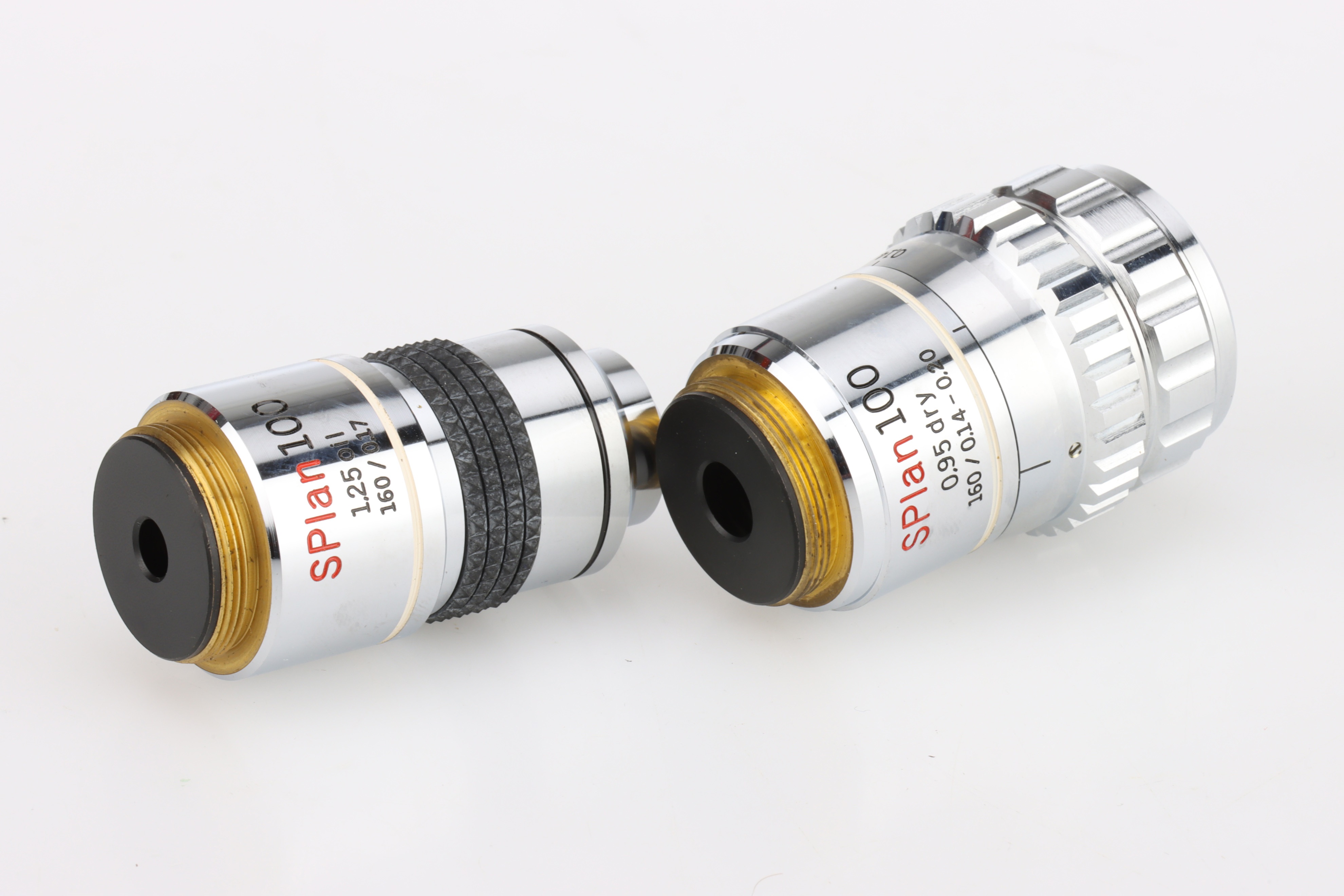 Lot 383 - 4 Olympus Microscope Objectives - SPlan