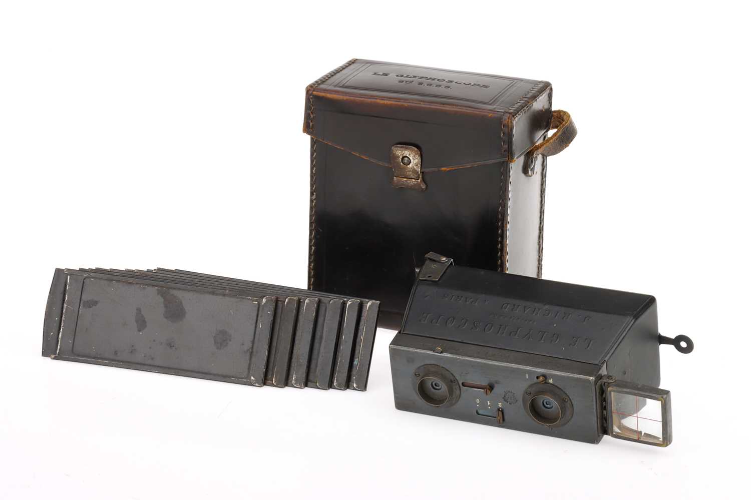 Lot 334 - A Jules Richard Glyphoscope Stereo Plate