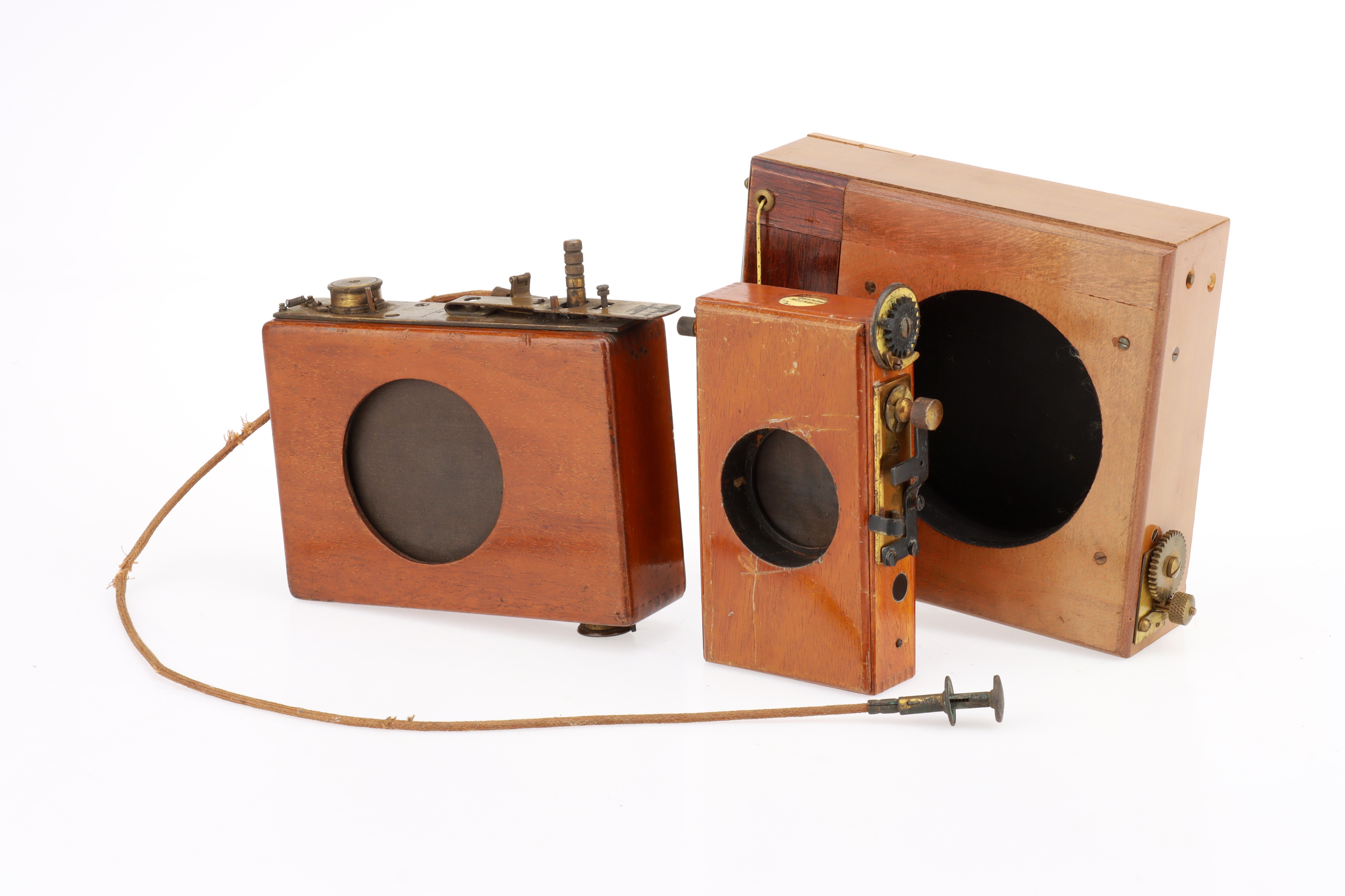 Lot 237 - Three Focal Plane Shutters for Brass Camera