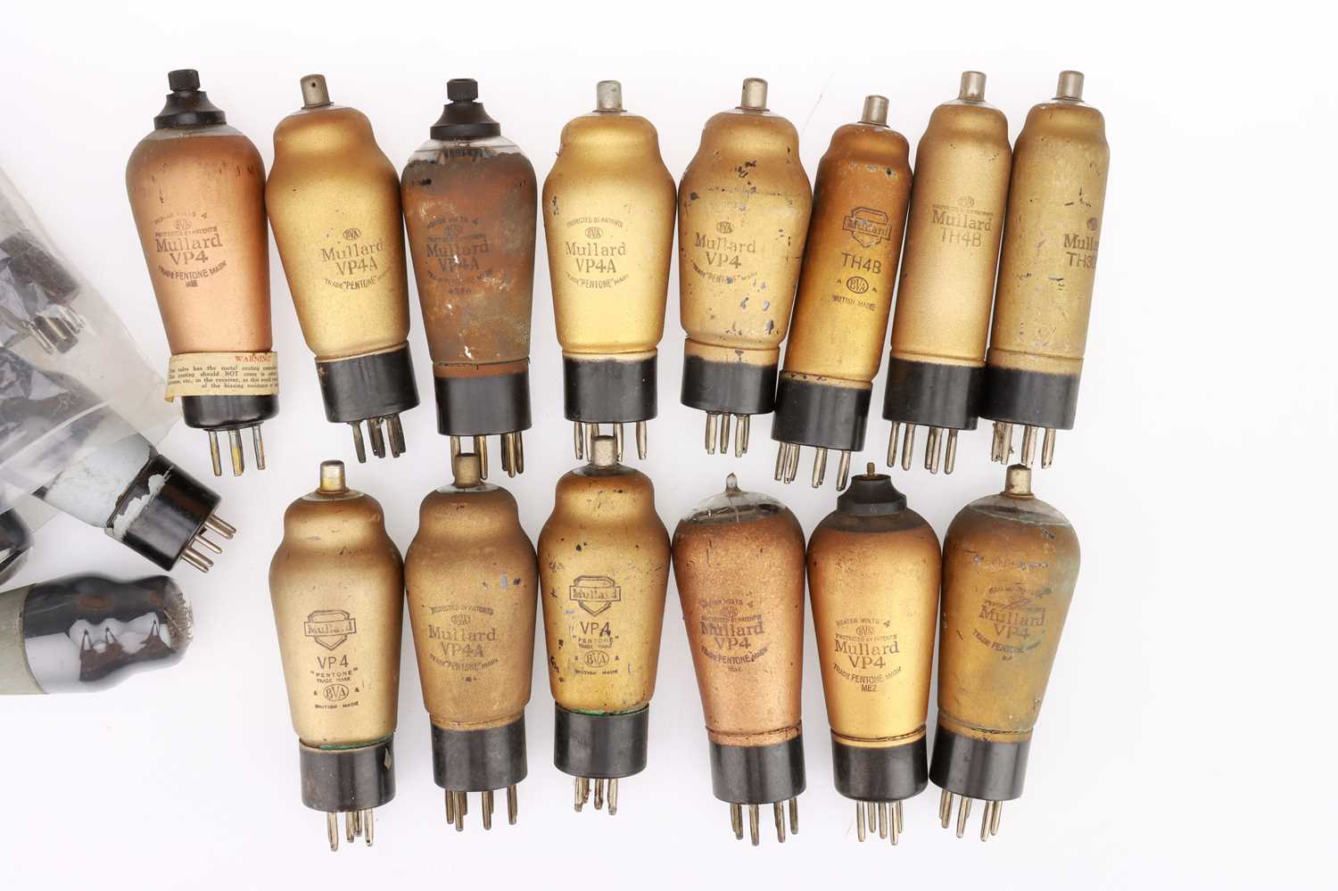 Lot 728 - A Large Collection of Vintage Radio Valves,