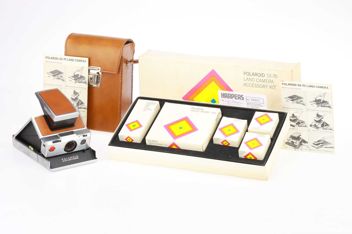 Lot 180 - A Polaroid SX-70 Land Camera,