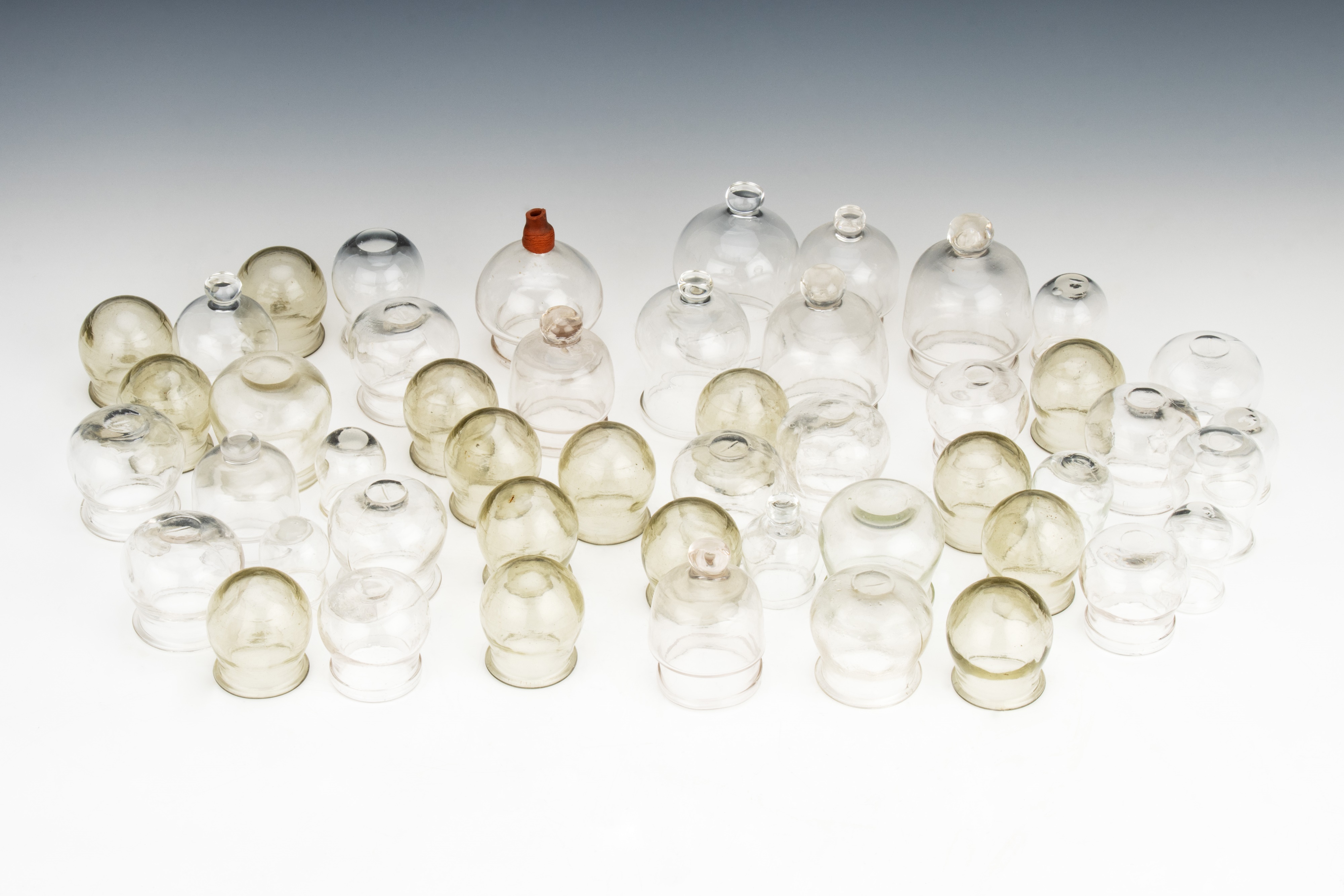 Lot 78 - A Very Large Collection of Cupping Glasses,