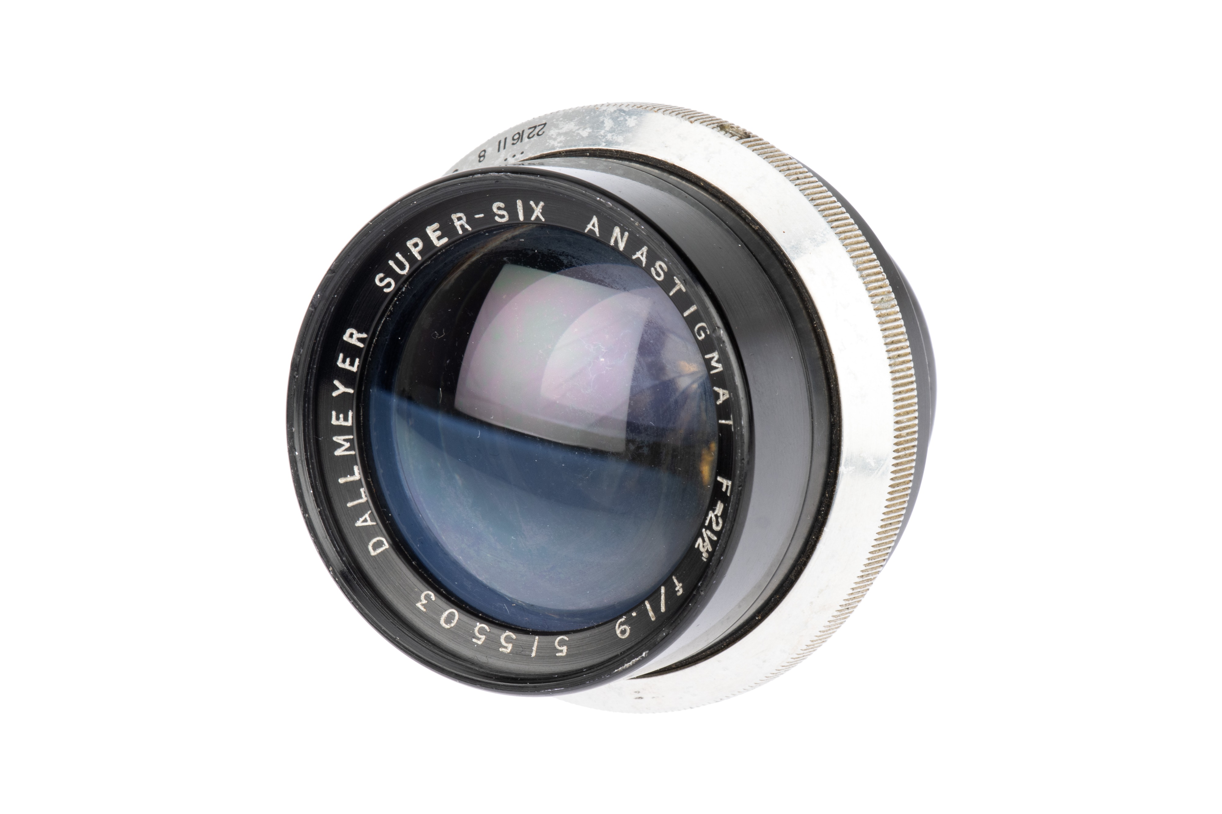 Lot 213 - A Dallmeyer Super Six f/1.9 63mm Lens,