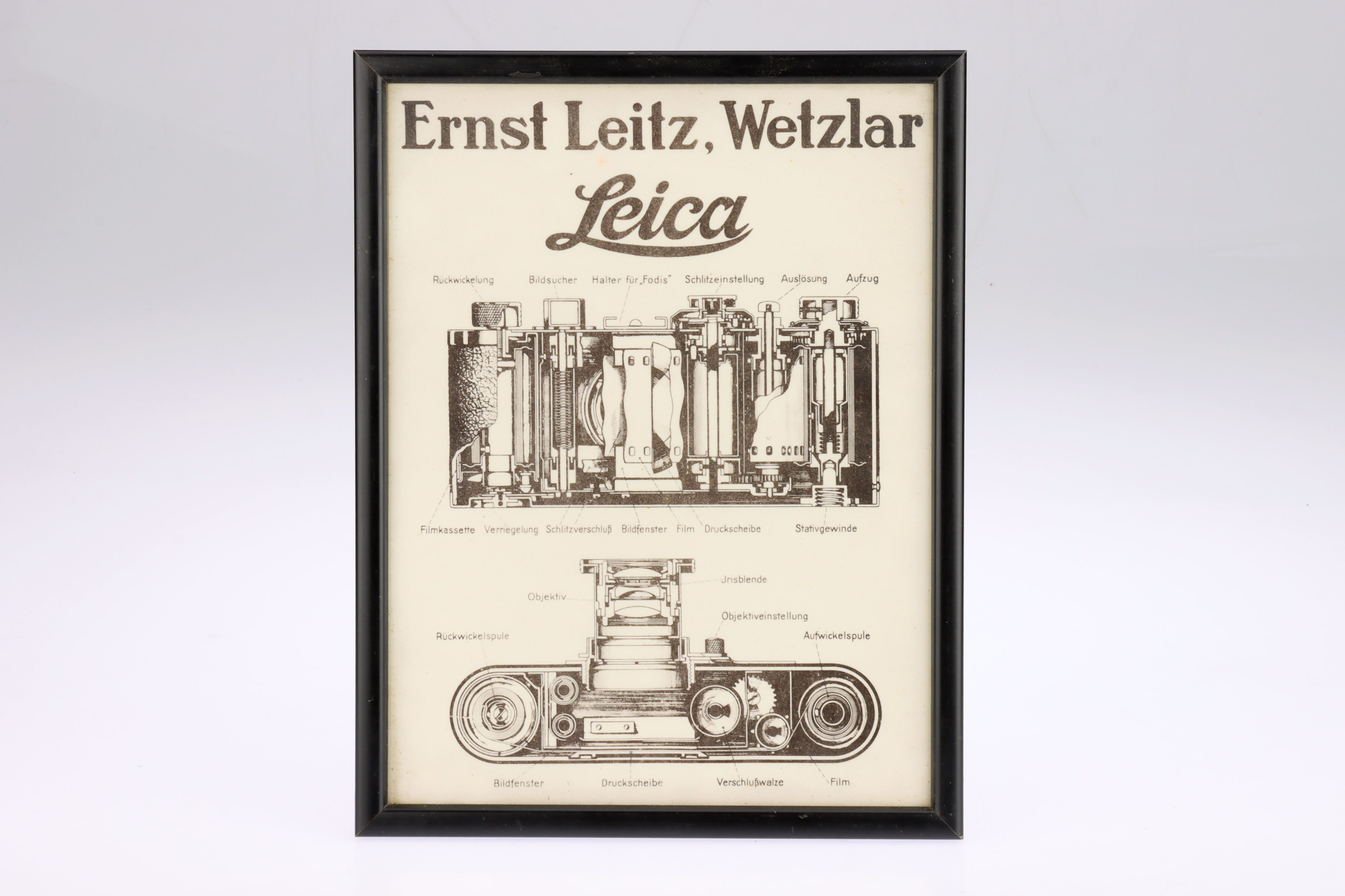 Lot 78 - An Ernst Leitz, Wetzlar Leica Poster,