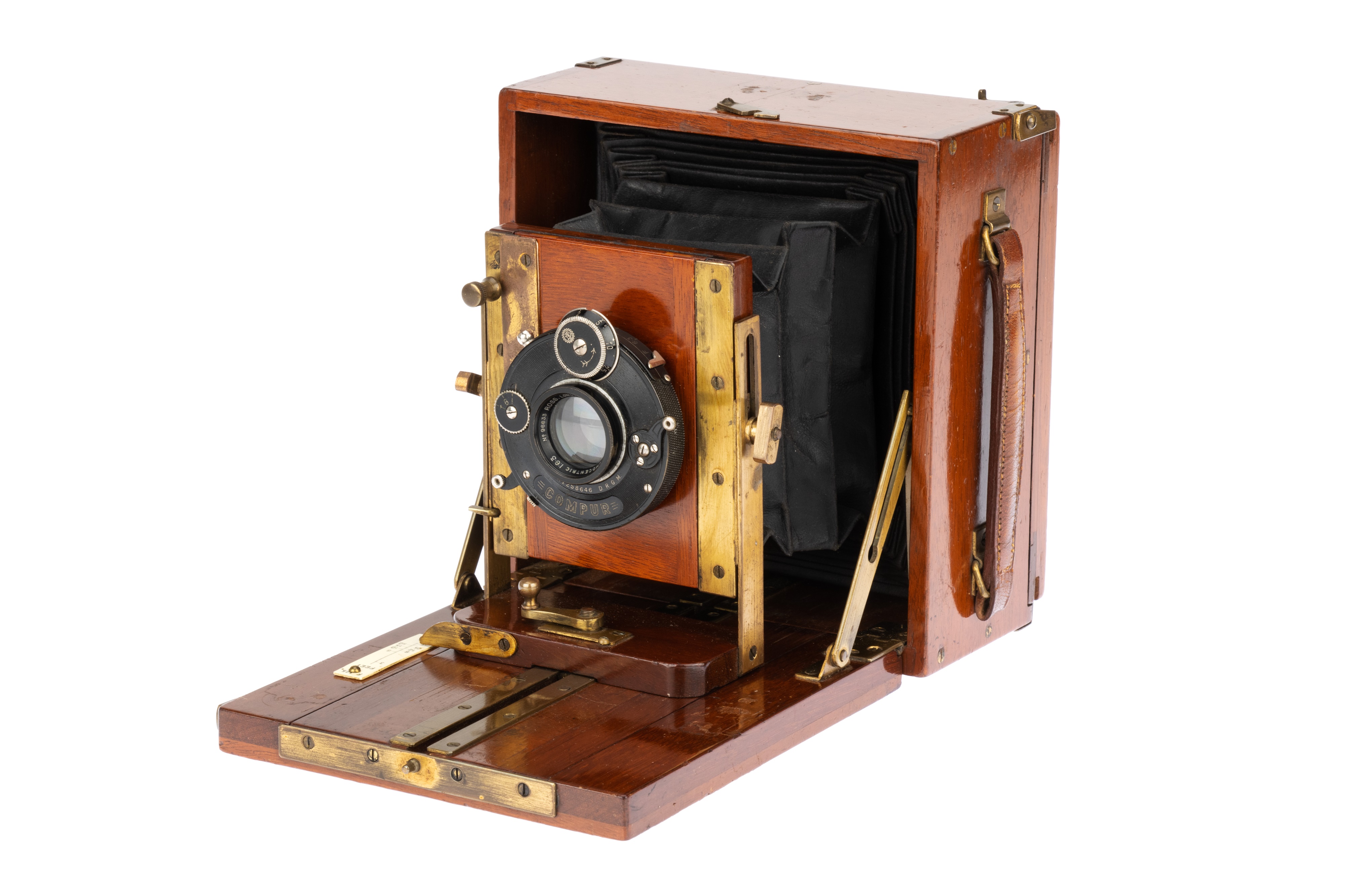 Lot 241 - A Gandolfi Simplex 3½x2½ Hand & Stand