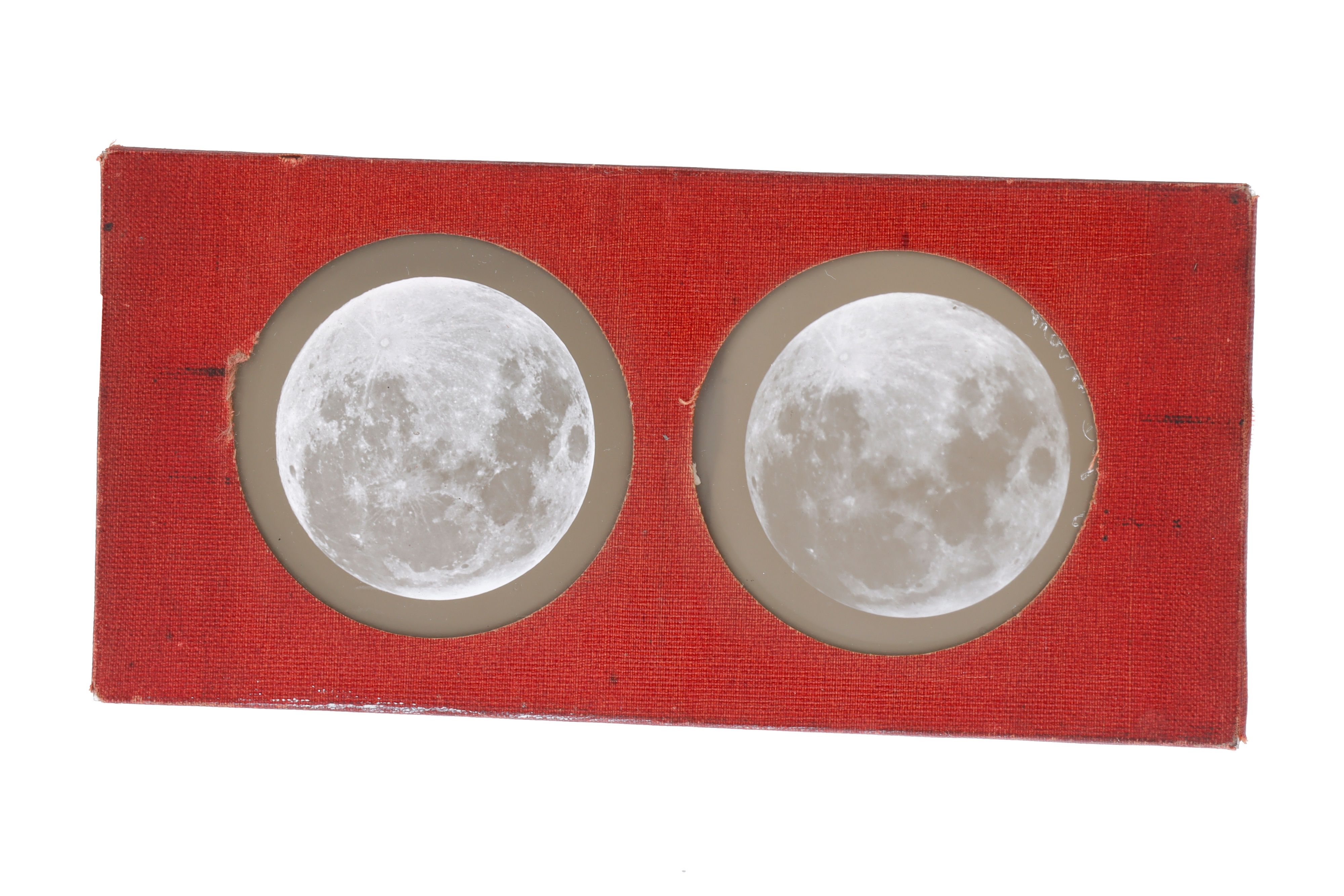 Lot 130 - Lunar Photograph-glass Stereo Positive by