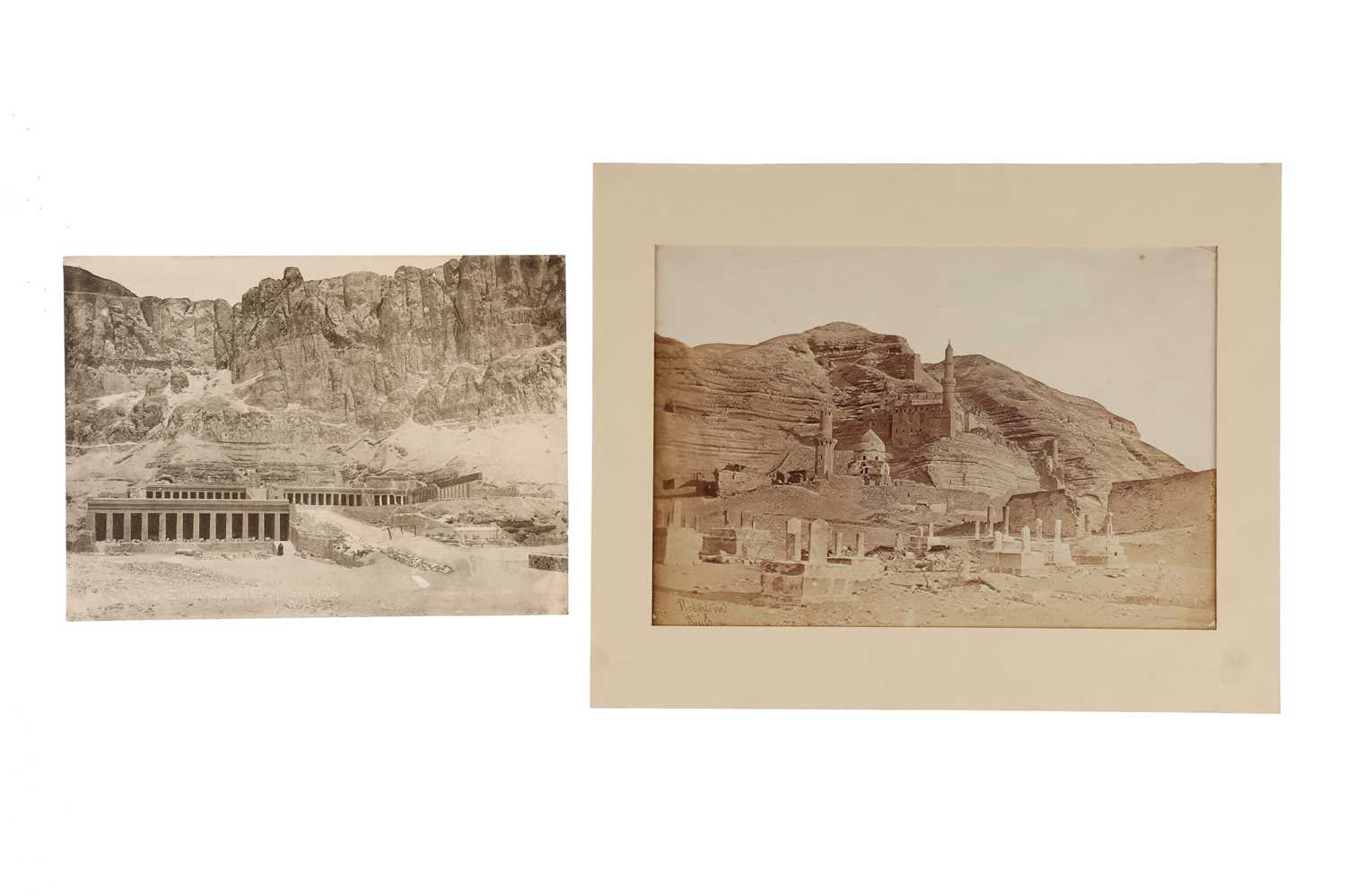 Lot 80 - Group of Early Salt Prints by Robertson and