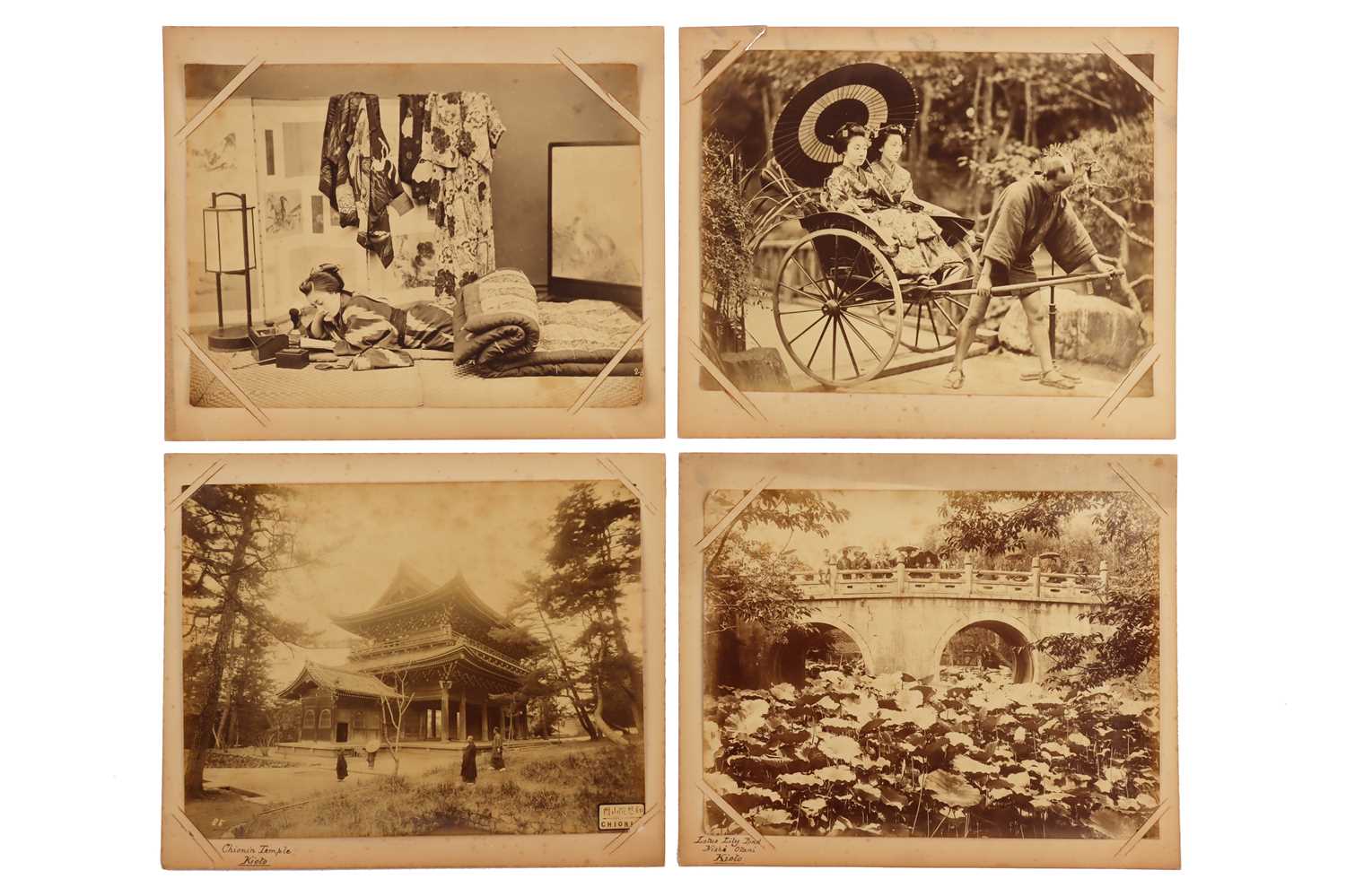 Lot 91 - Collection of Albumen prints of Japan,