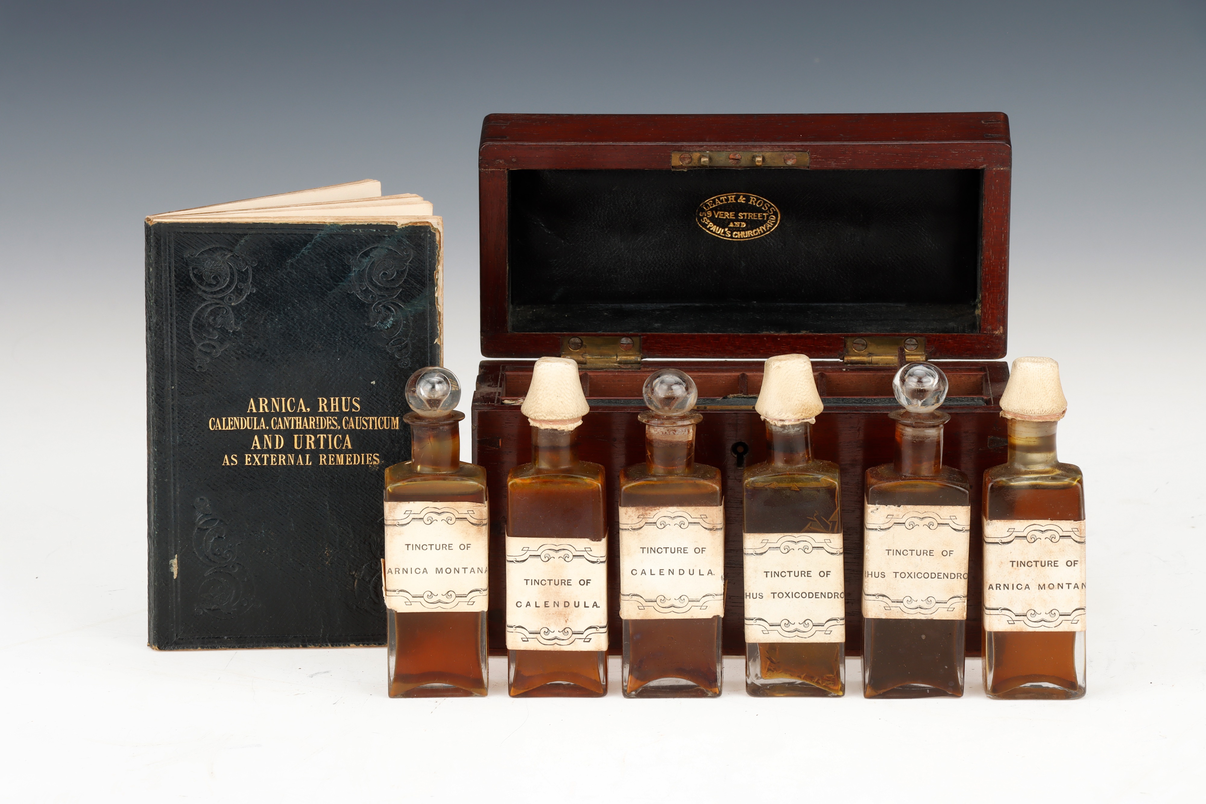Lot 19 - A Small Victorian Homeopathic Medicine Chest,
