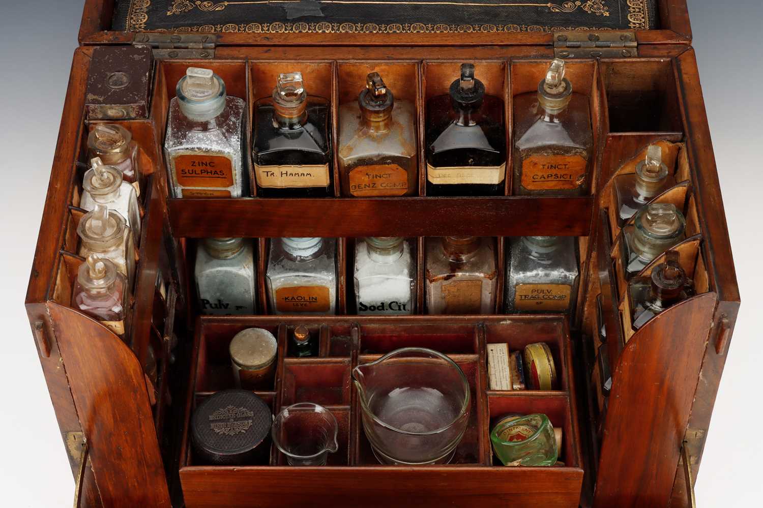 Lot 1061 - A Substantial Victorian Medicine Chest,