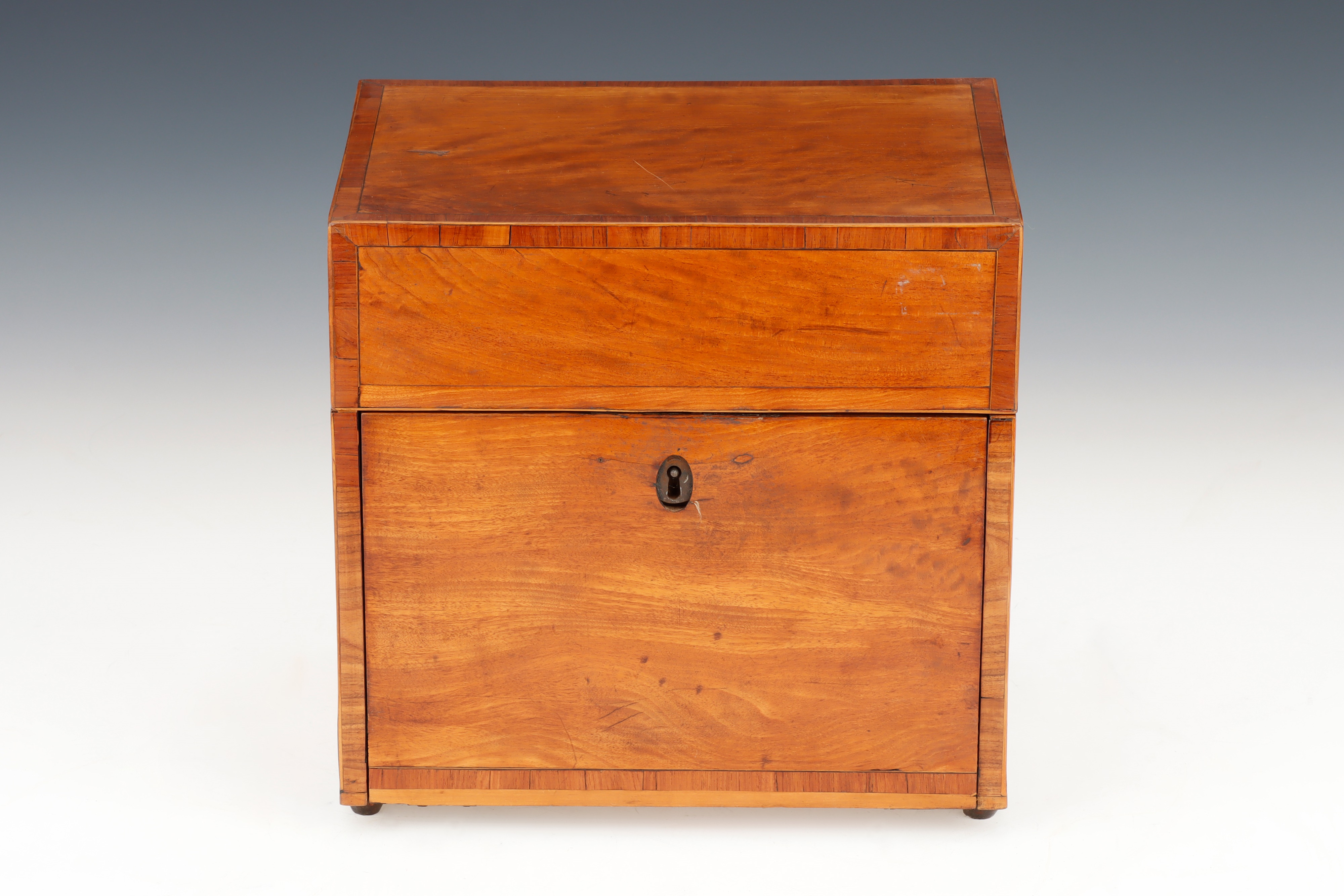 Lot 25 - Late 18th Century Satin Wood Medicine Chest,
