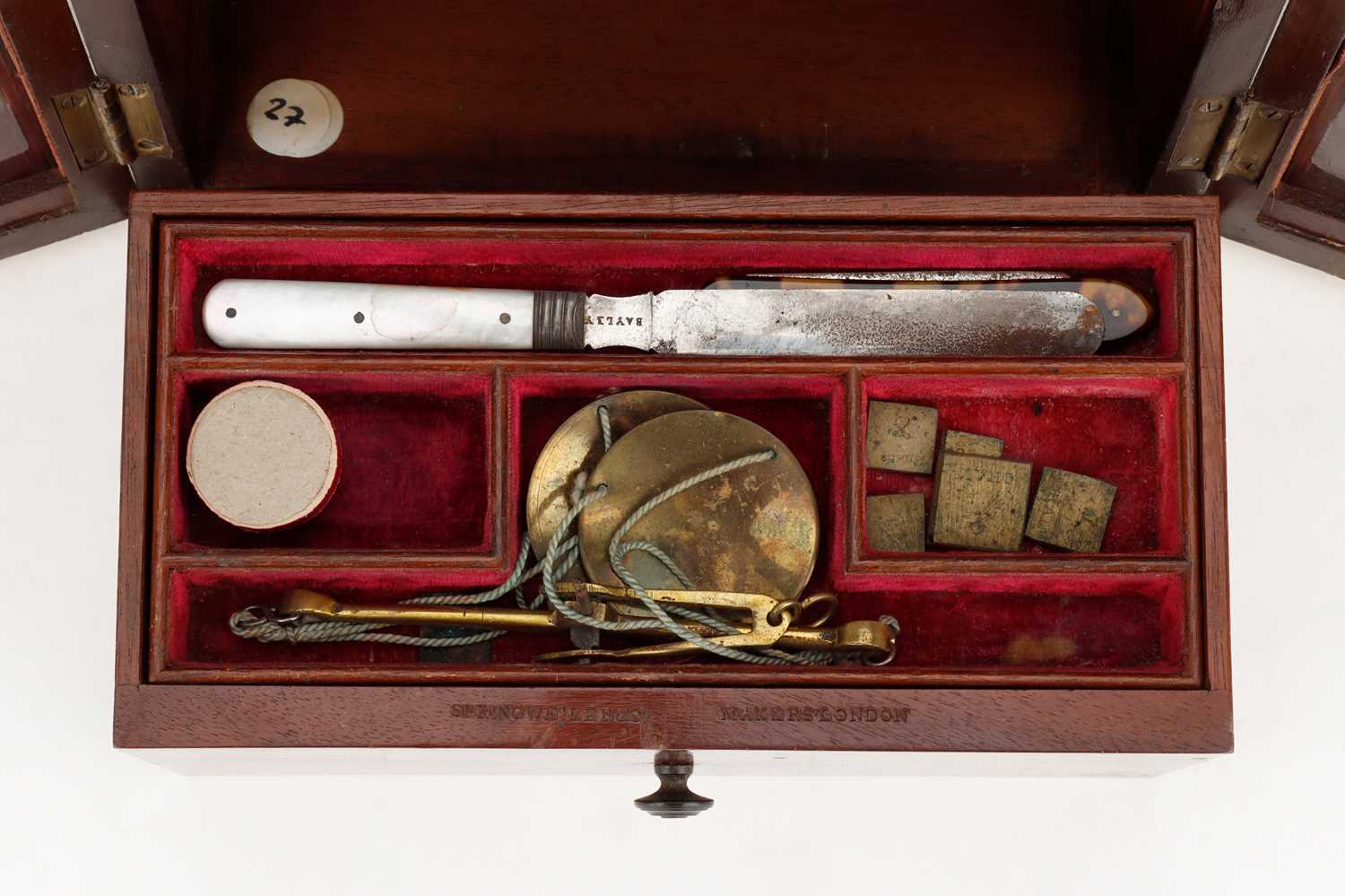 Lot 26 - An Early Victorian Medicine Chest,