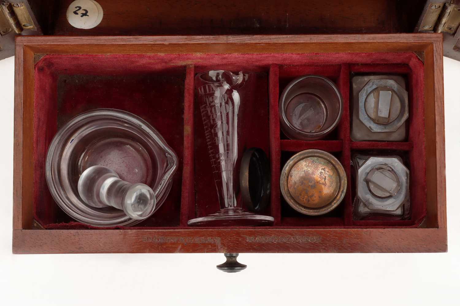 Lot 26 - An Early Victorian Medicine Chest,