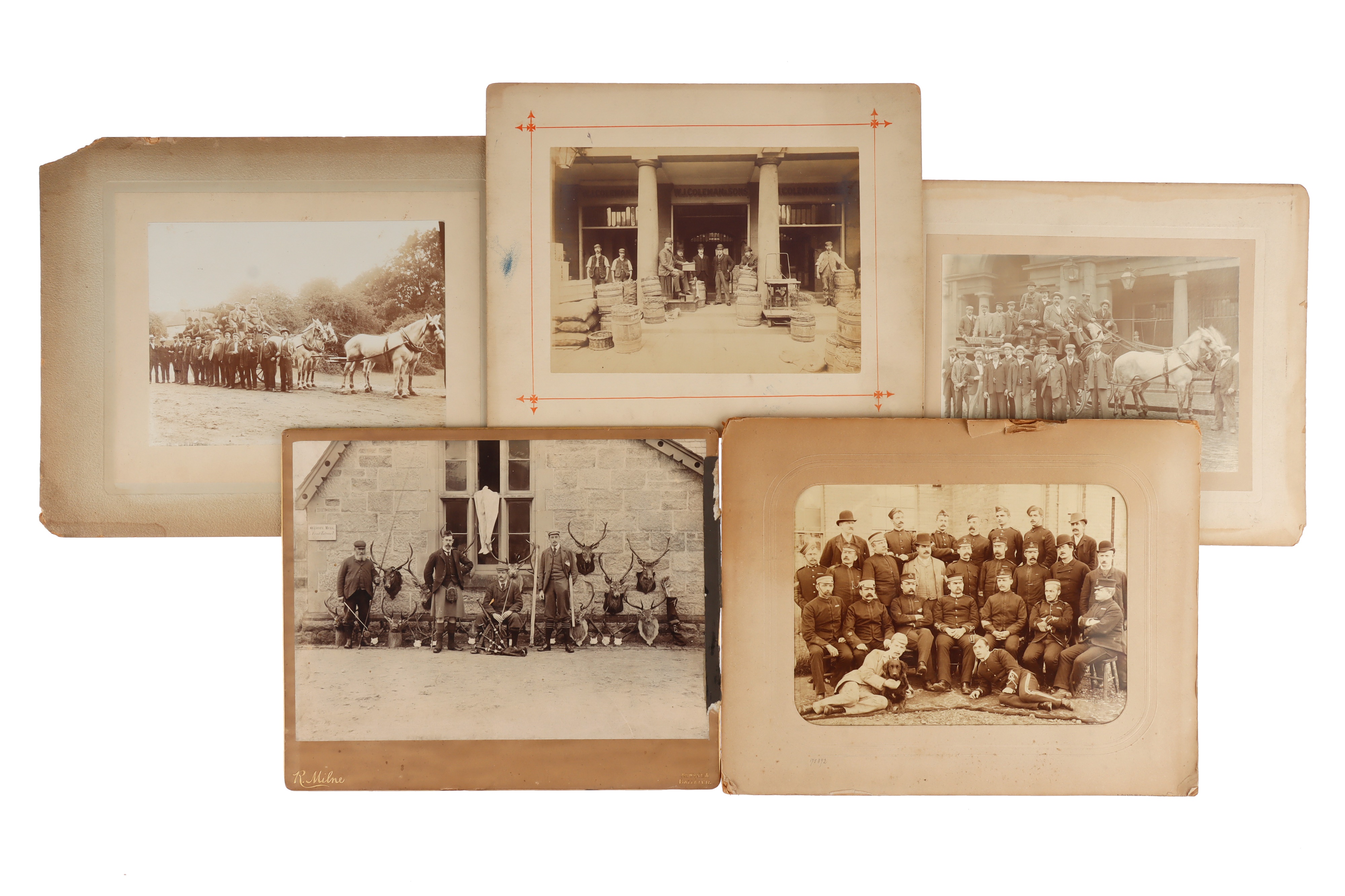 Lot 70 - Scottish Hunting Party Photographs,