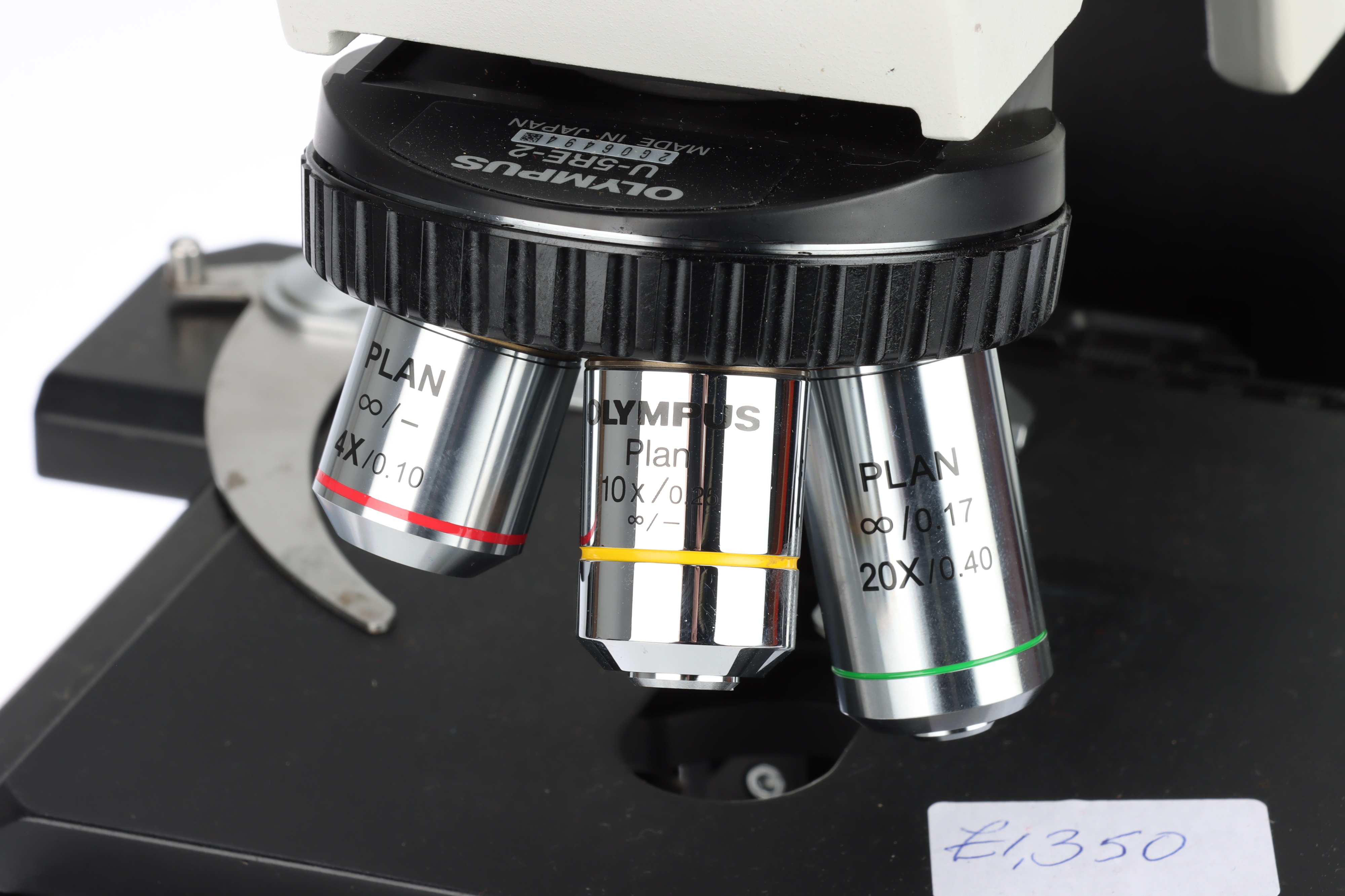 Lot 607 - Olympus BX50 Binocular Microscope,