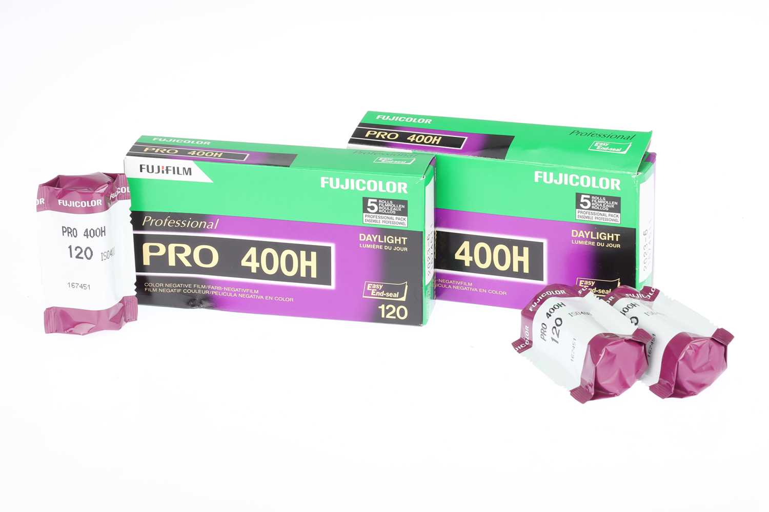 Lot 482 - 8 Rolls of Fujifilm Fujicolor Pro 400H 120