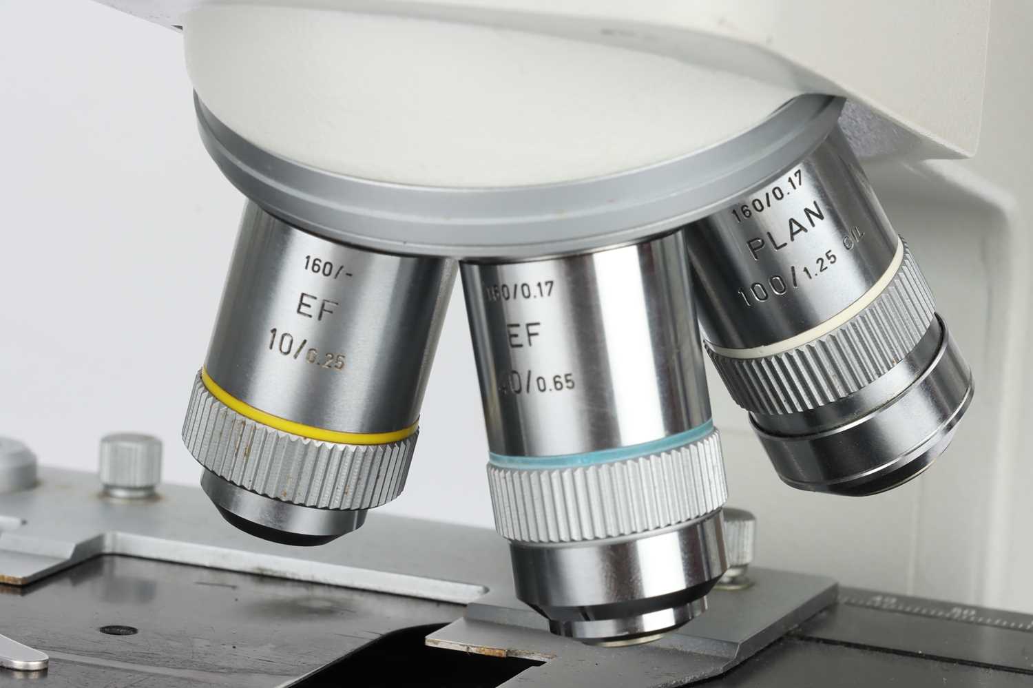 Lot 579 - Collection of 4 Leitz Binocular/Trinocular