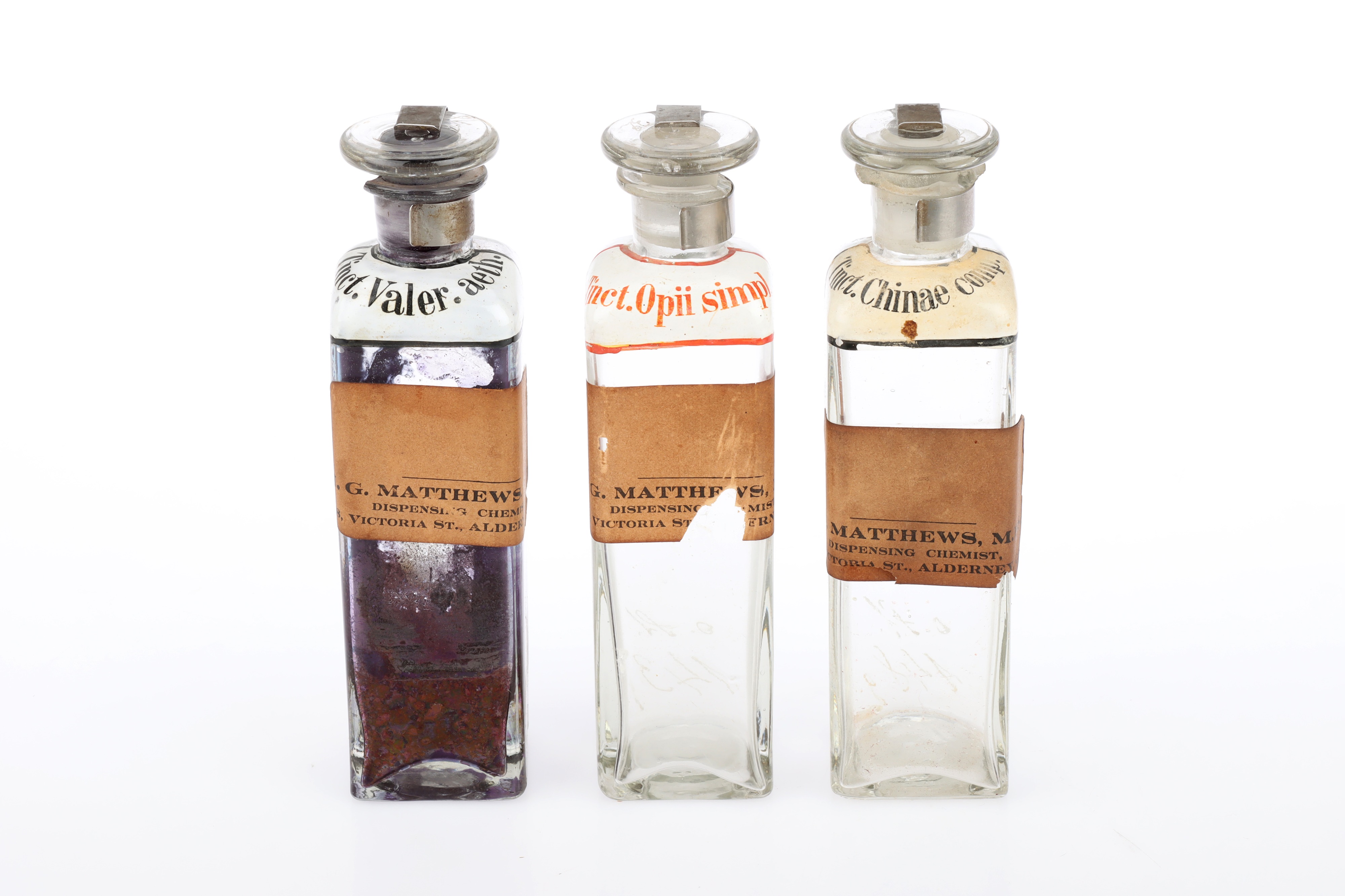 Lot 671 - Collection of European Chemist Bottles,