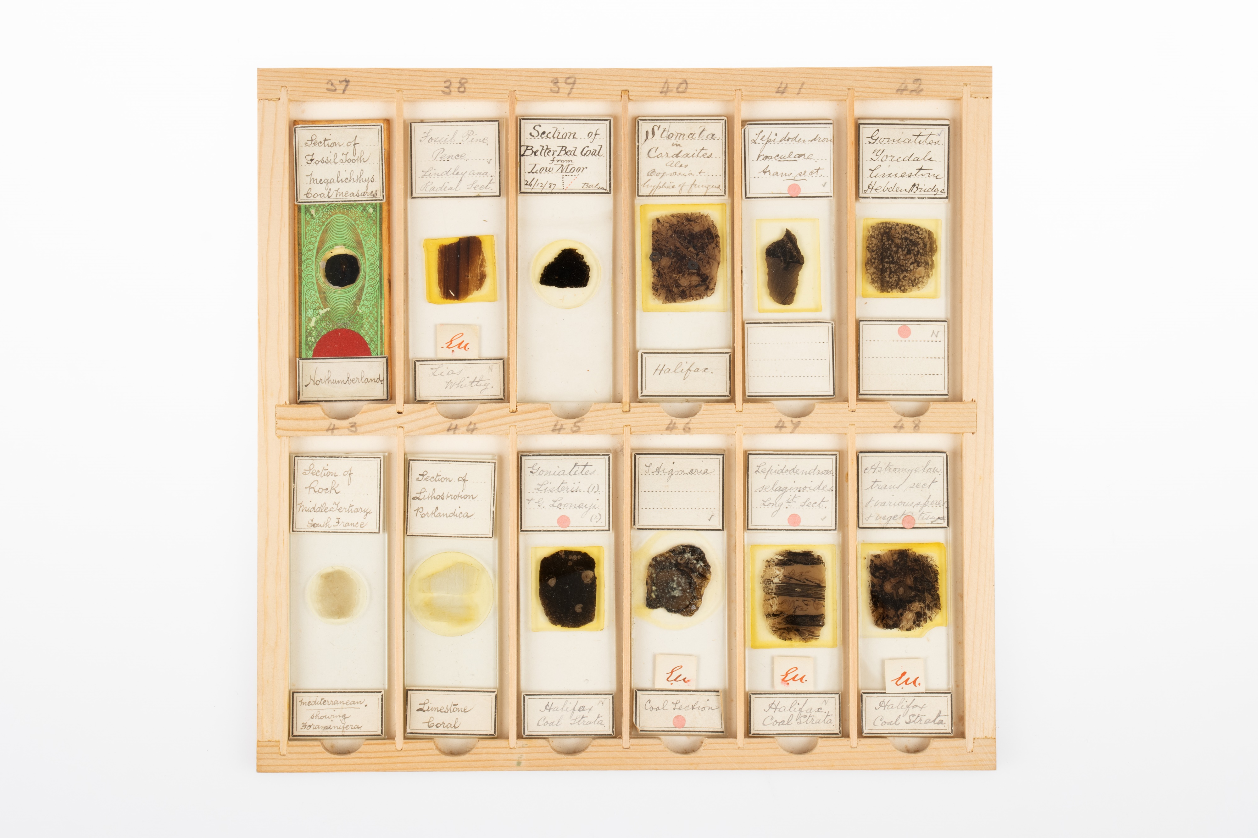 Lot 122 - A Good Collection of Geological Microscope