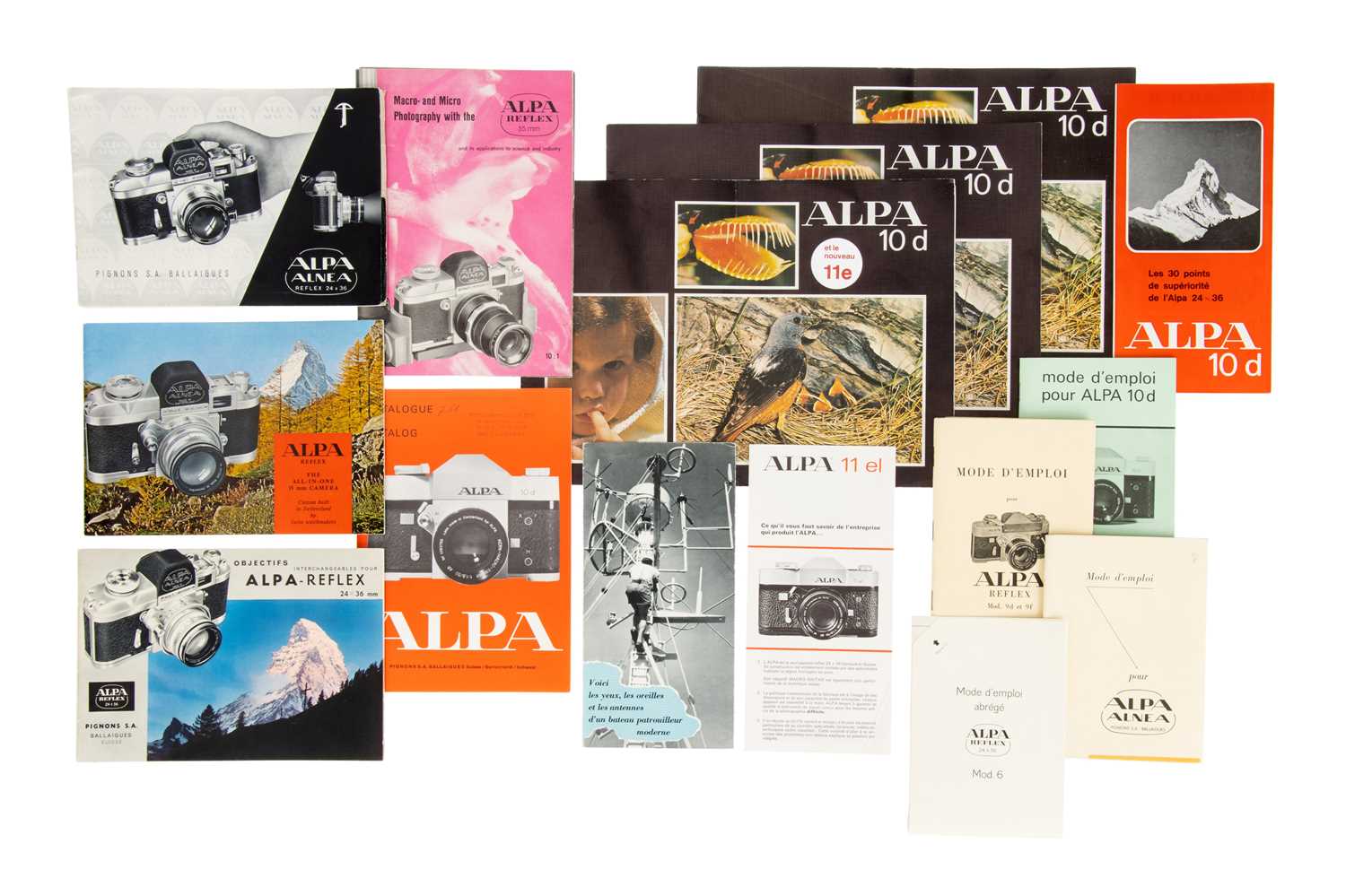 Lot 110 - A Good Selection of Alpa Literature,